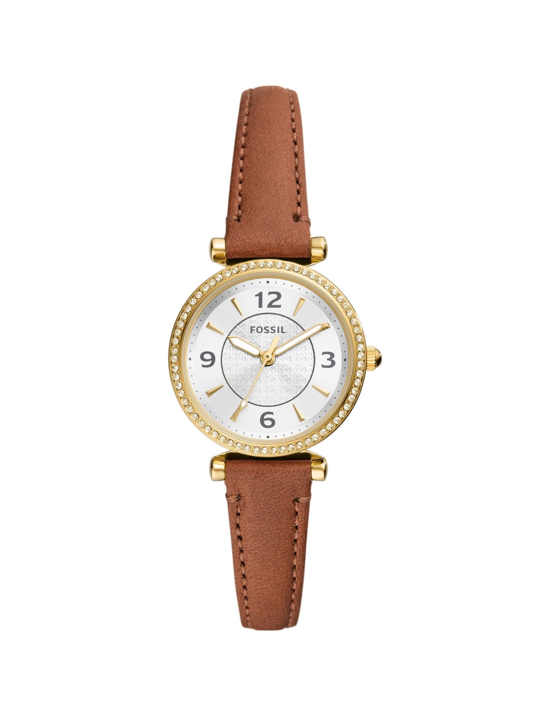 Fossil Carlie Leather Watch | Fossil | M&S