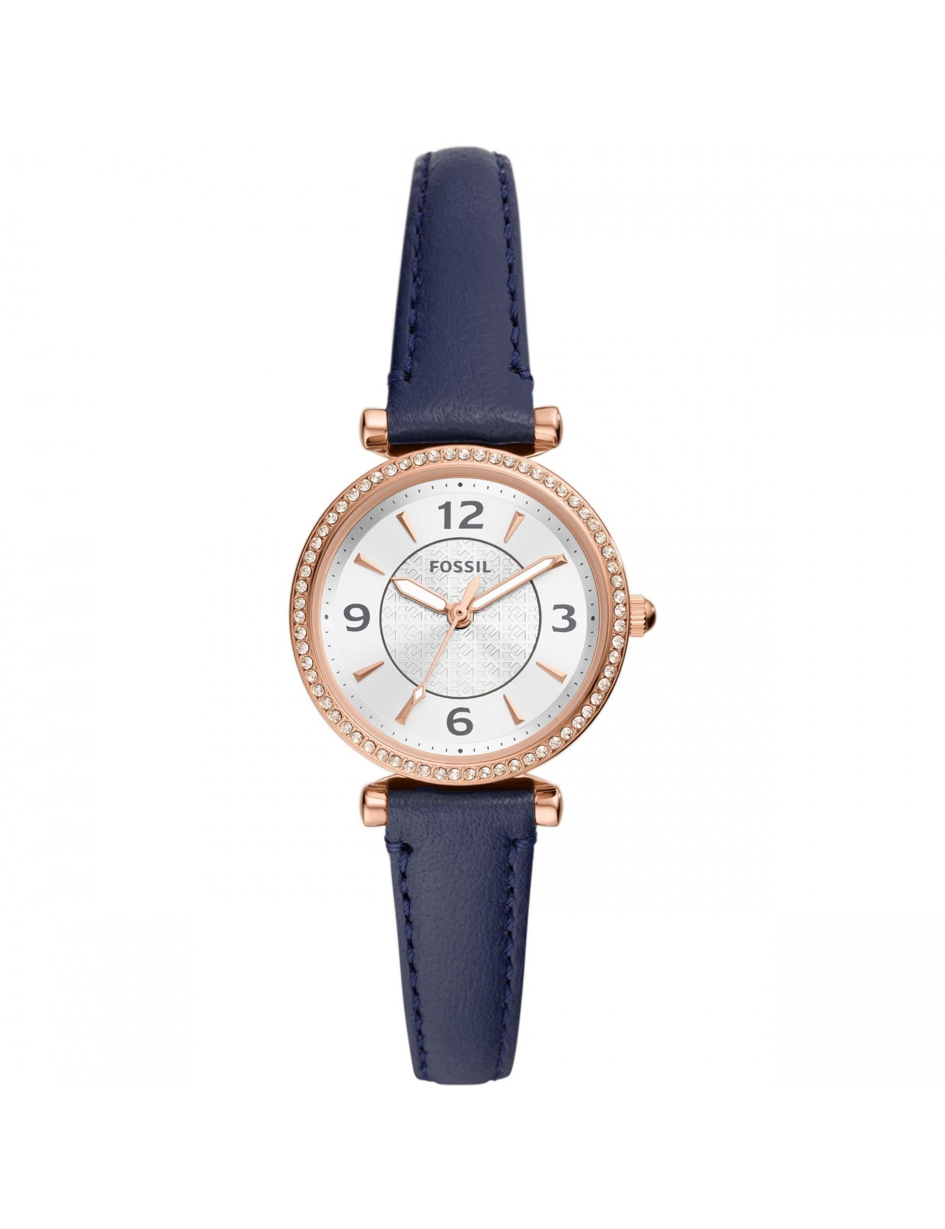 Fossil Carlie Leather Watch | Fossil | M&S