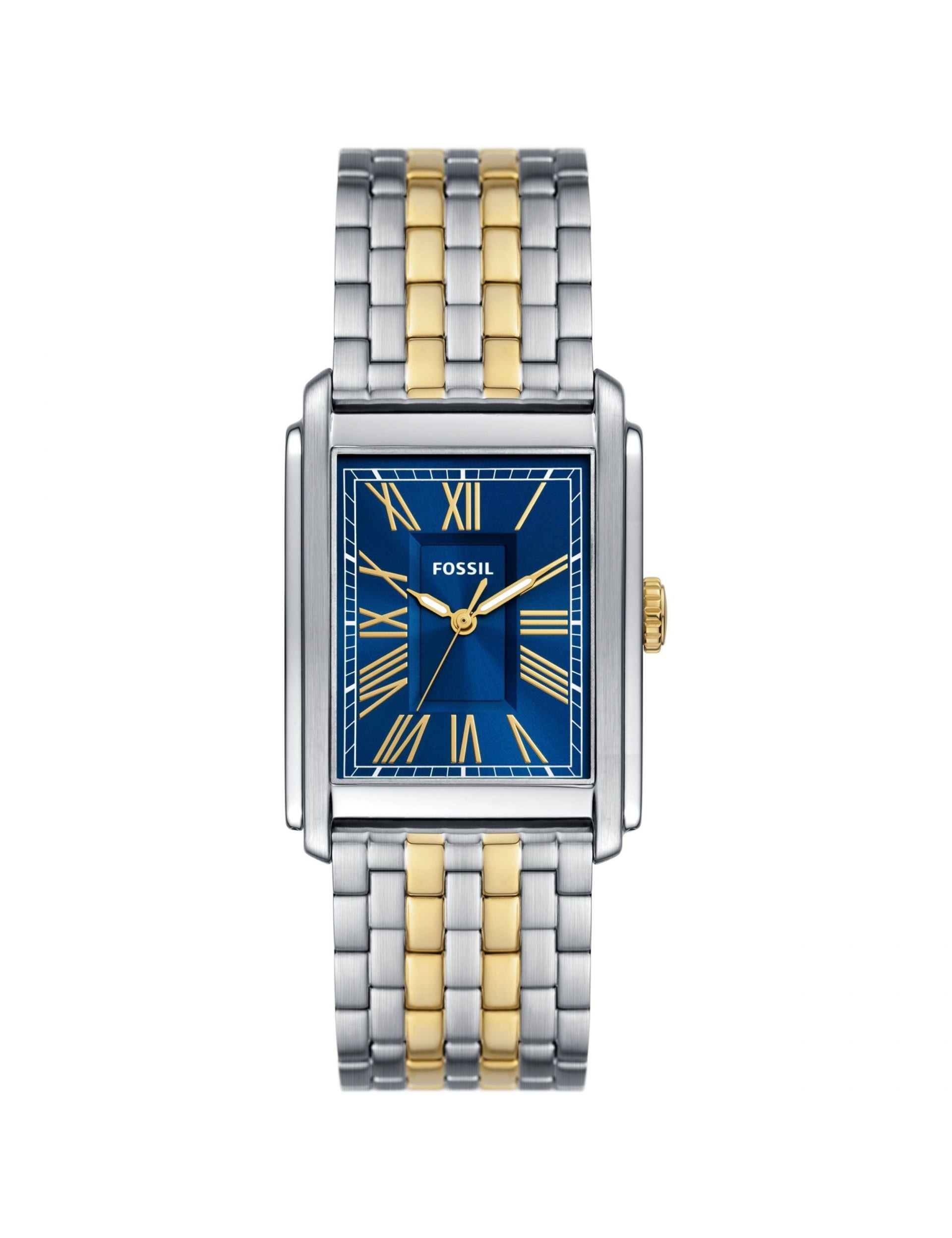 Fossil Carraway Two-Tone Stainless Steel Bracelet Watch | Fossil | M&S