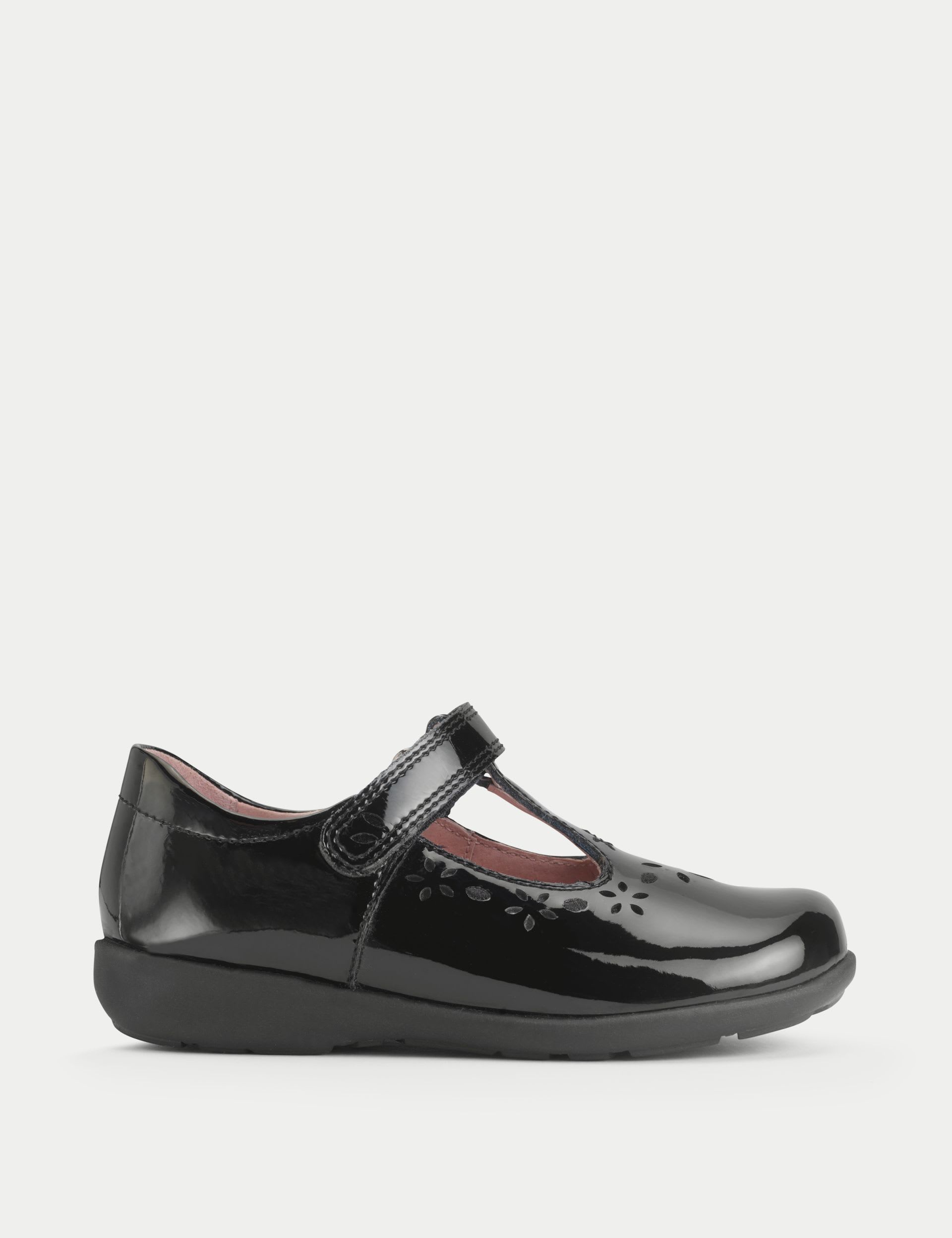 KIDS' LEATHER RIPTAPE MARY JANE SCHOOL SHOES (1 SMALL - 13½ SMALL ...