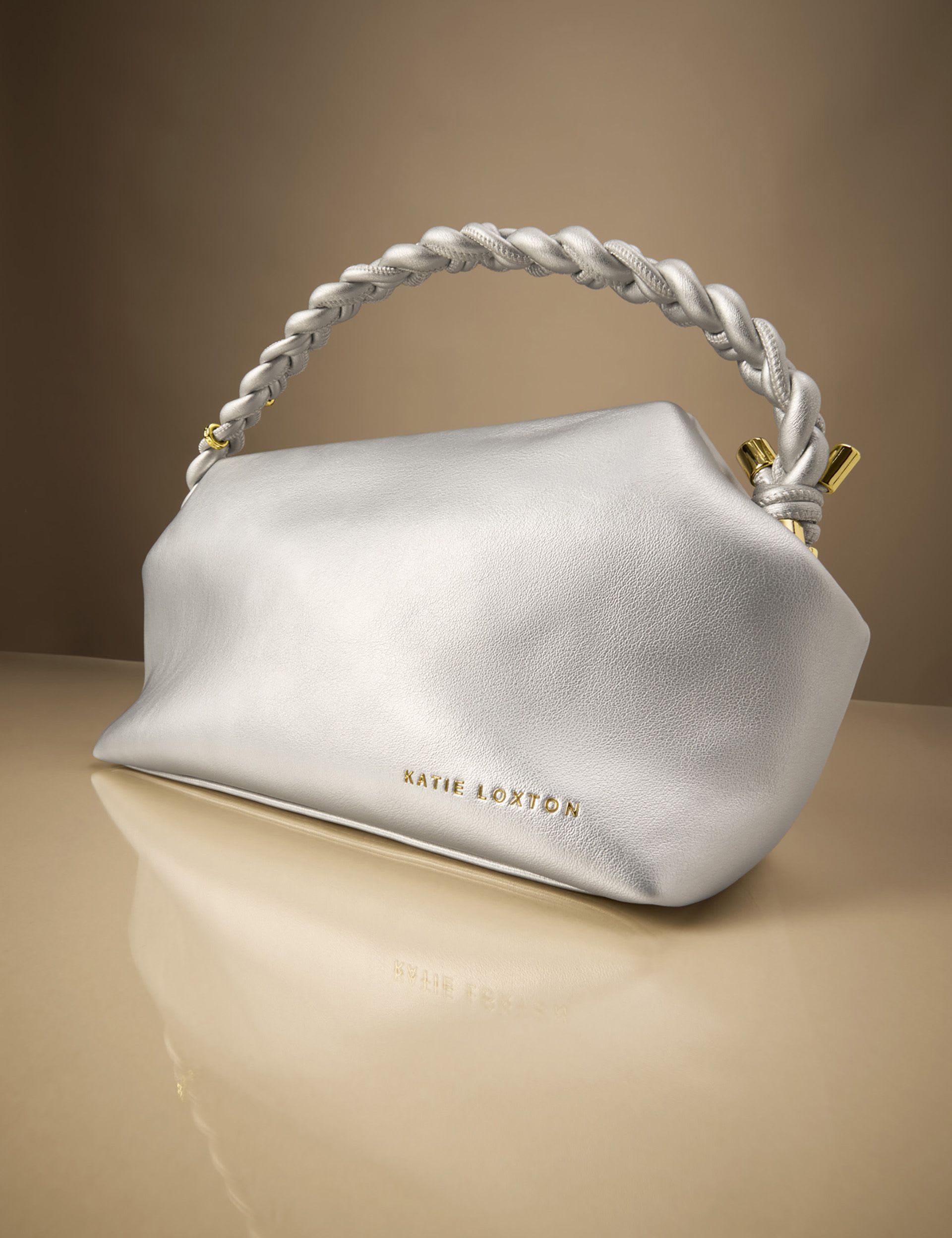 Faux Leather Braided Handle Bag | Katie Loxton | M&S