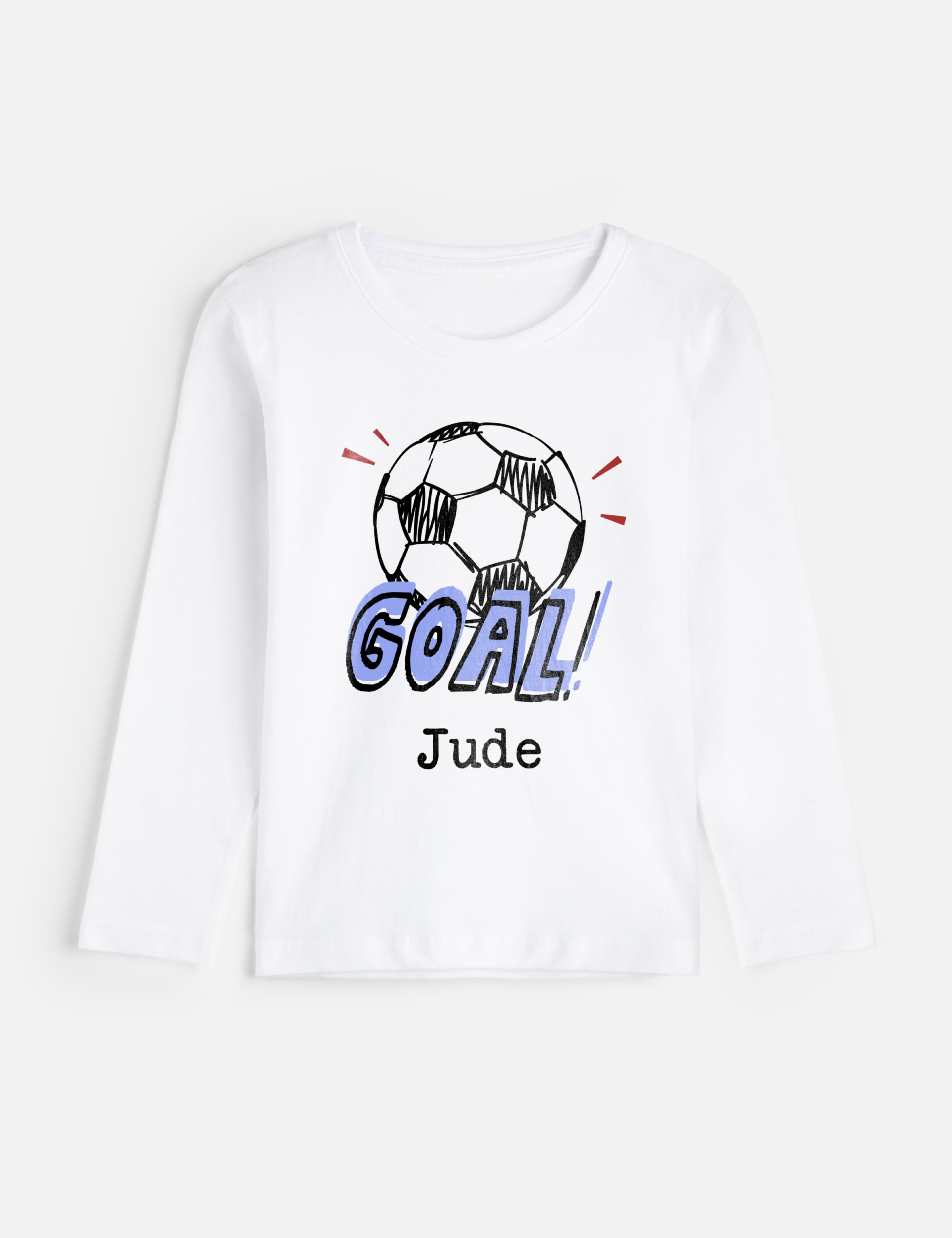 Personalised Kids Goal T Shirt (3-12 Yrs) | Dollymix | M&S