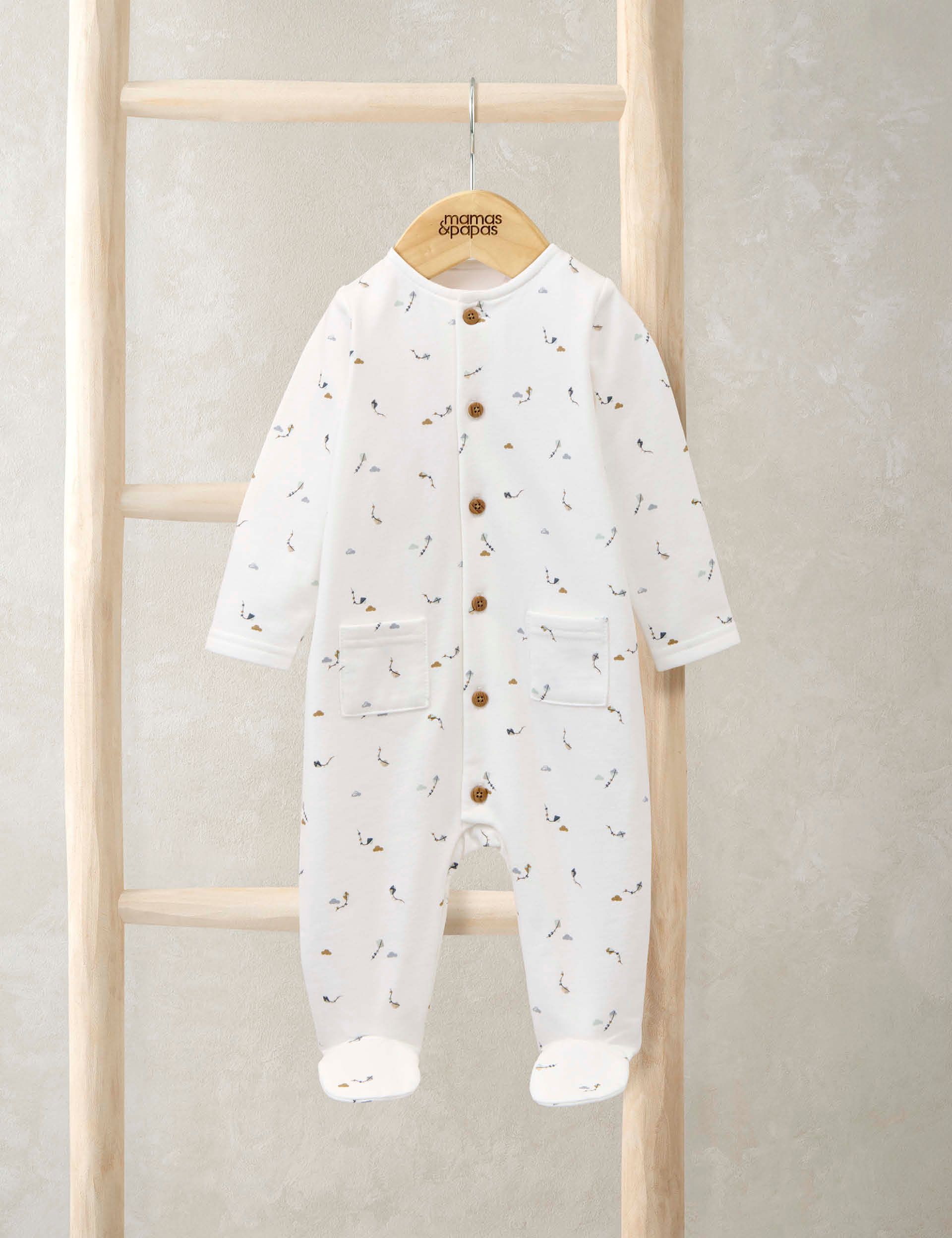 Pure Cotton Kite Print All In One (0-9 Mths) | Mamas & Papas | M&S