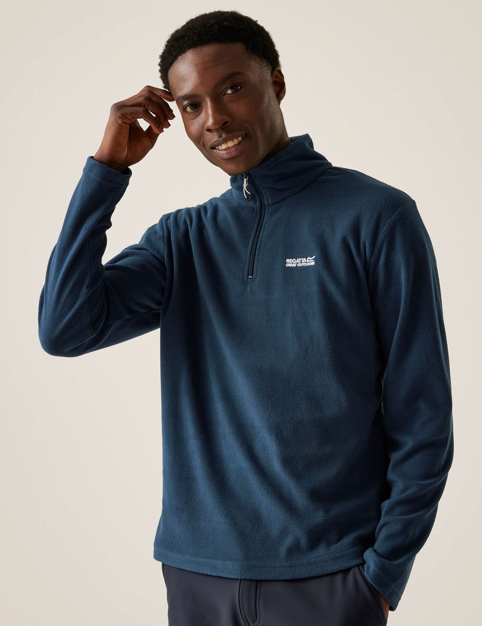 Thompson Half Zip Funnel Neck Fleece | Regatta | M&S