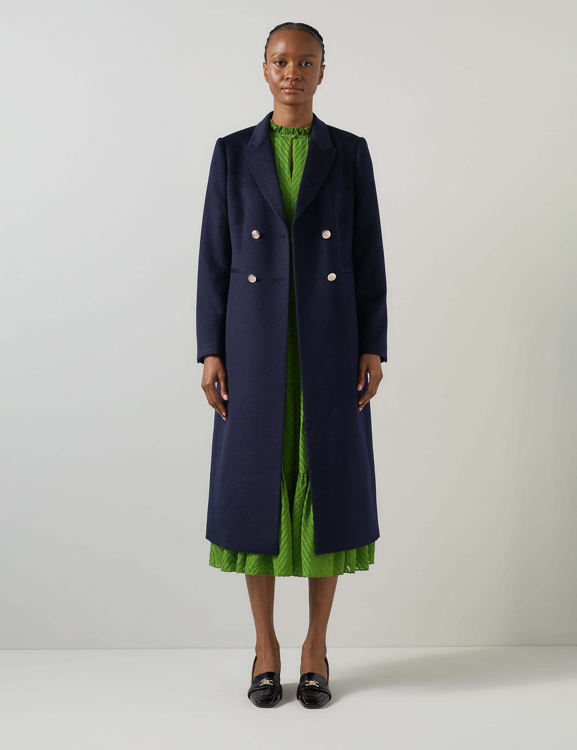 Pure Wool Double Breasted Coat | LK BENNETT | M&S