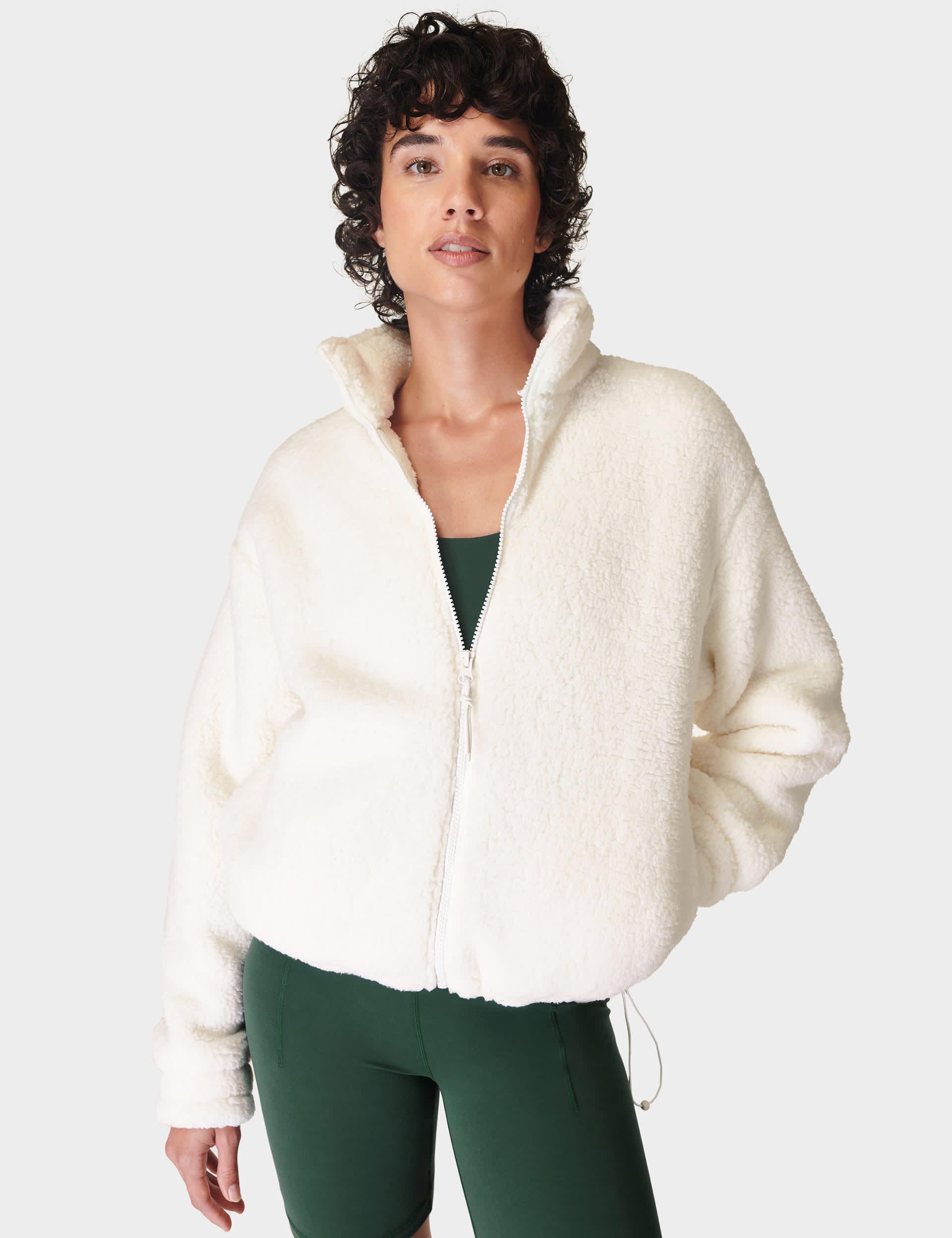 Canyon Funnel Neck Zip Fleece Jacket | Sweaty Betty | M&S