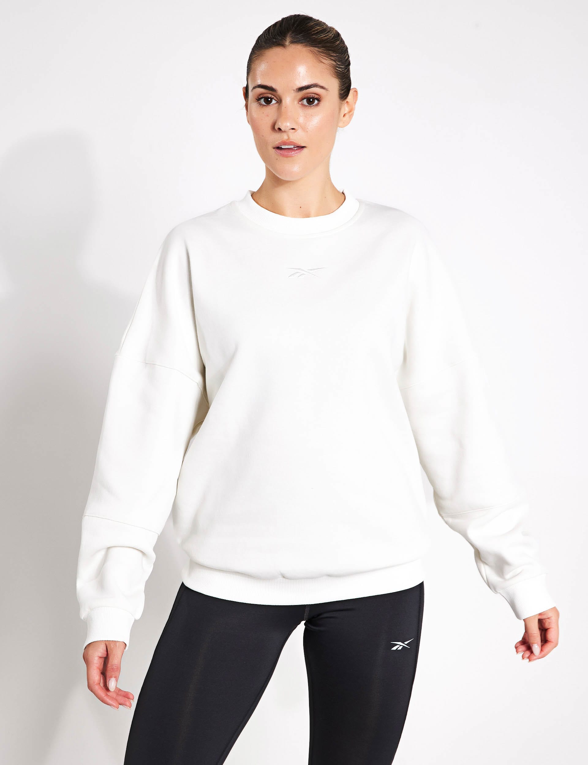 Lux Oversized Crew Neck Sweatshirt | Reebok | M&S