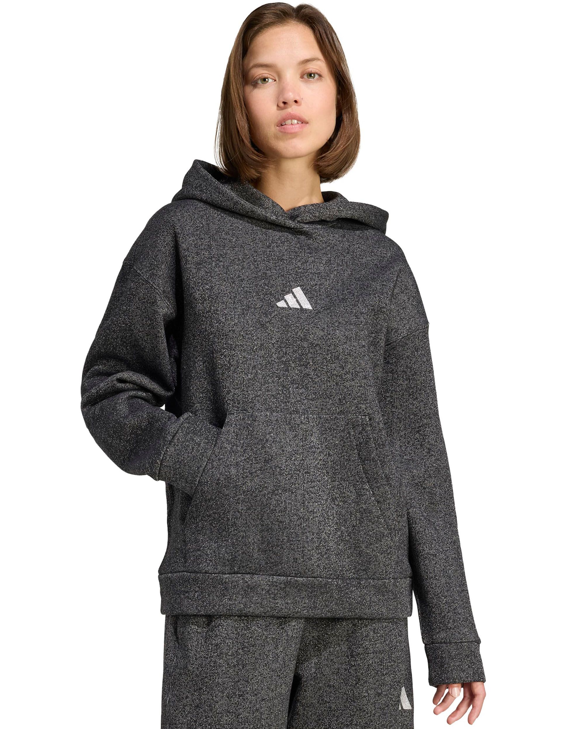 ALL SZN Glitter Fleece Hoodie | Adidas | M&S