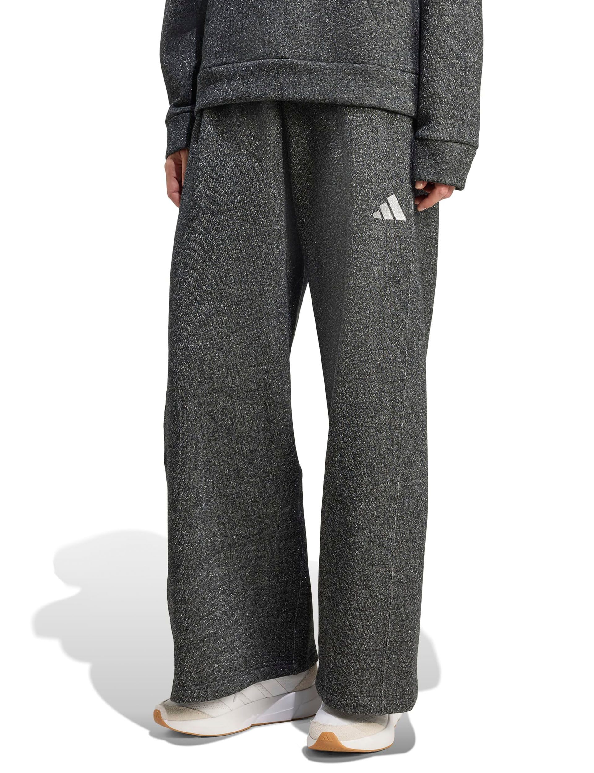 ALL SZN Glitter Fleece Wide Leg Joggers | Adidas | M&S