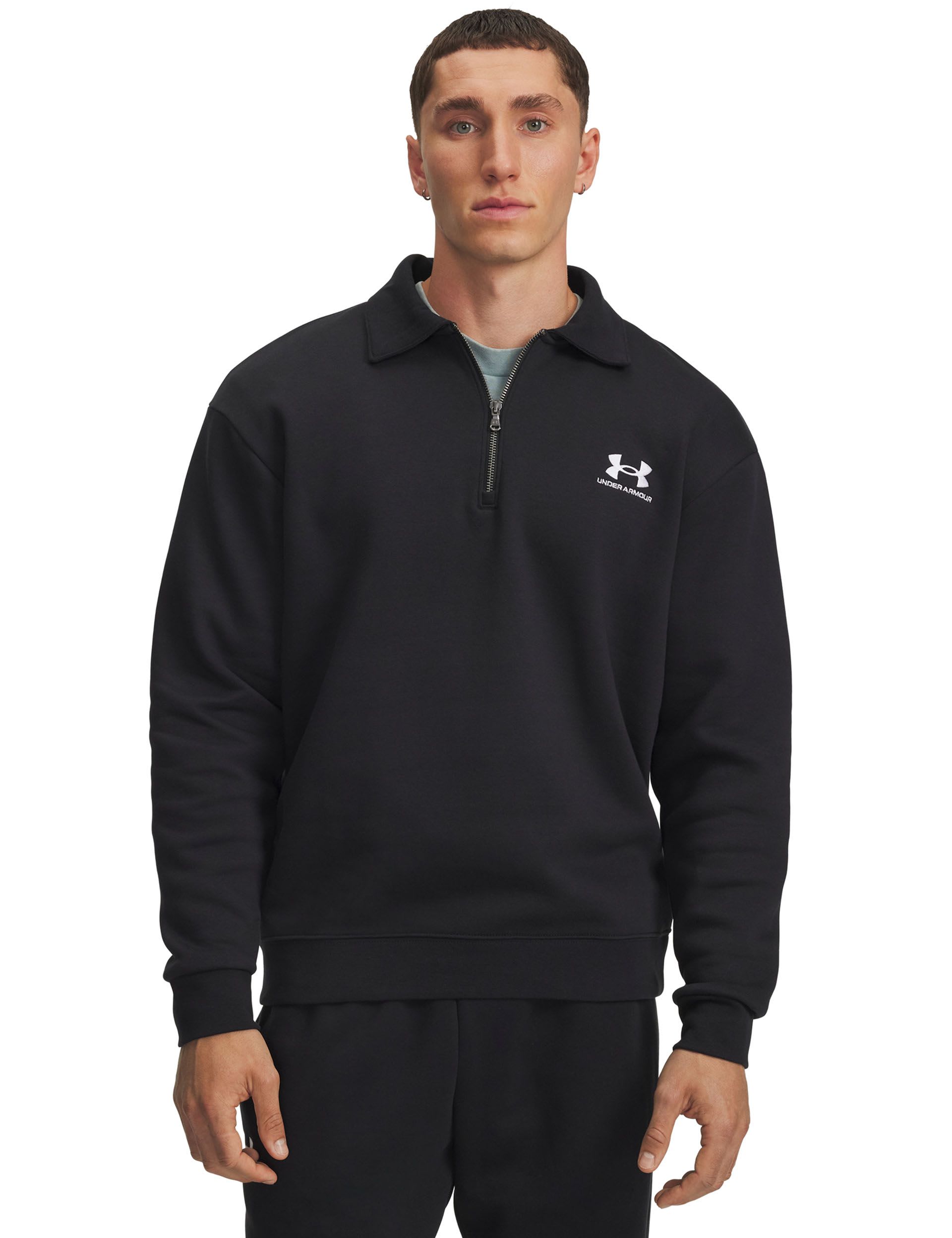 Icon Half Zip Collared Sweatshirt | Under Armour | M&S