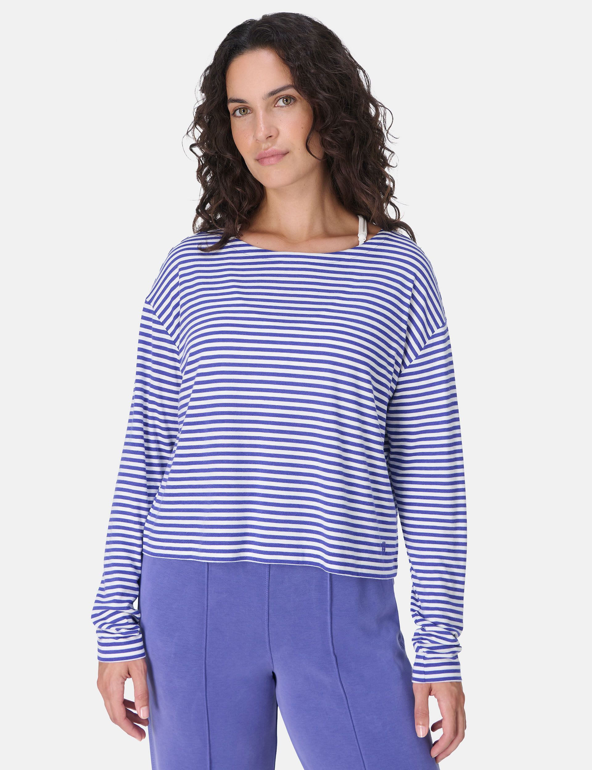 Essential Cotton Rich Striped Top | Sweaty Betty | M&S