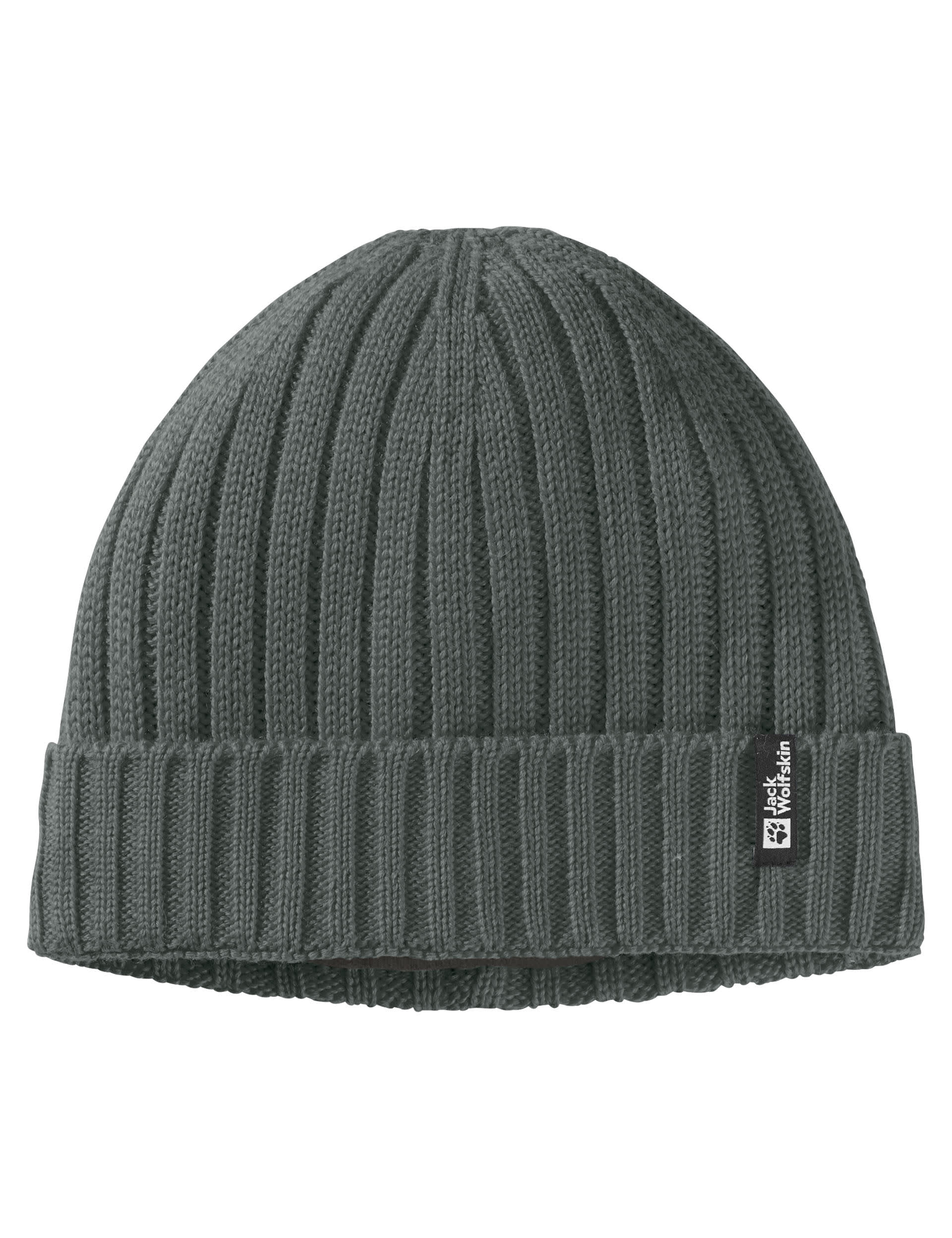 Wool Blend Ribbed Beanie Hat | Jack Wolfskin | M&S