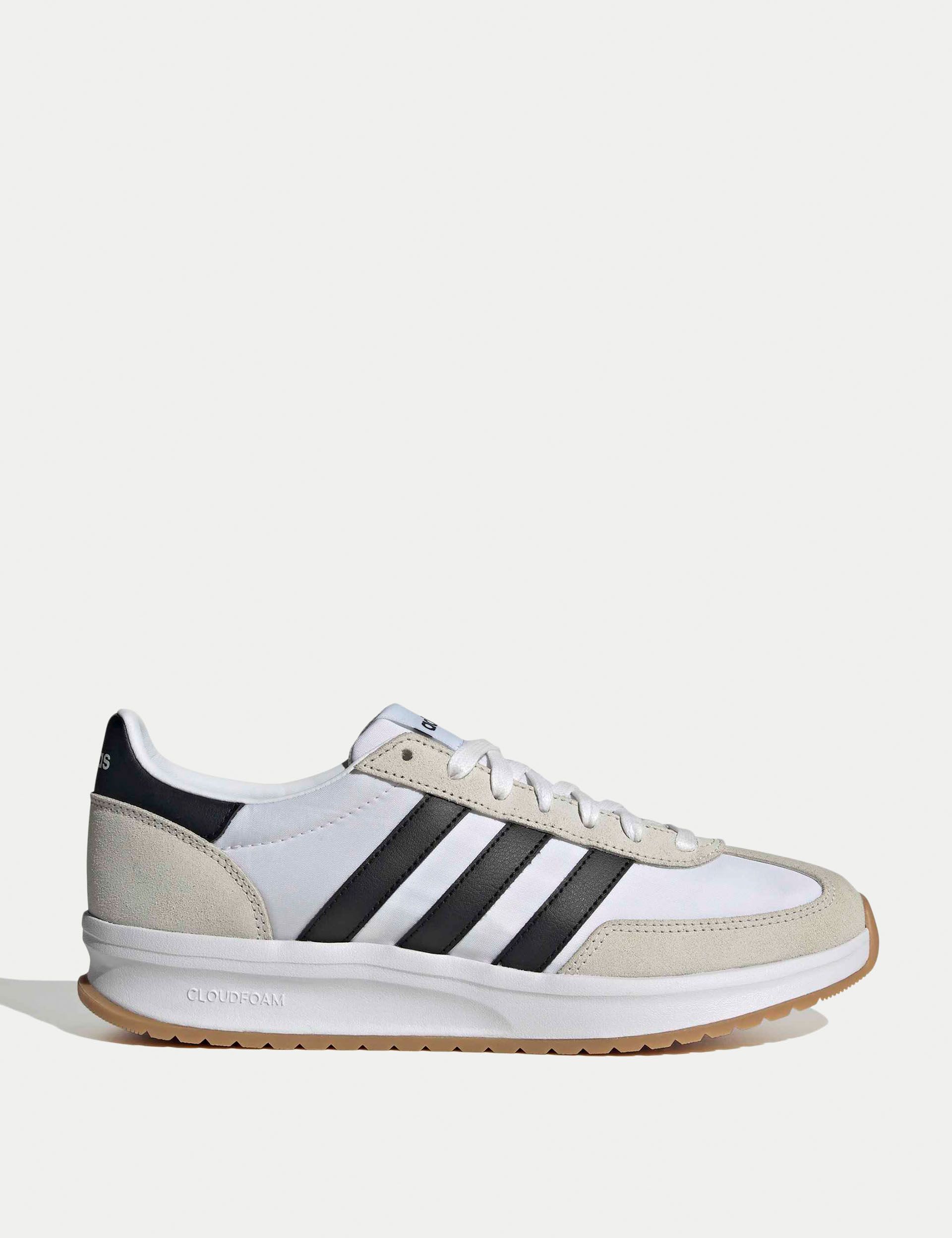 Run 70S 2.0 Leather Trainers | Adidas | M&S