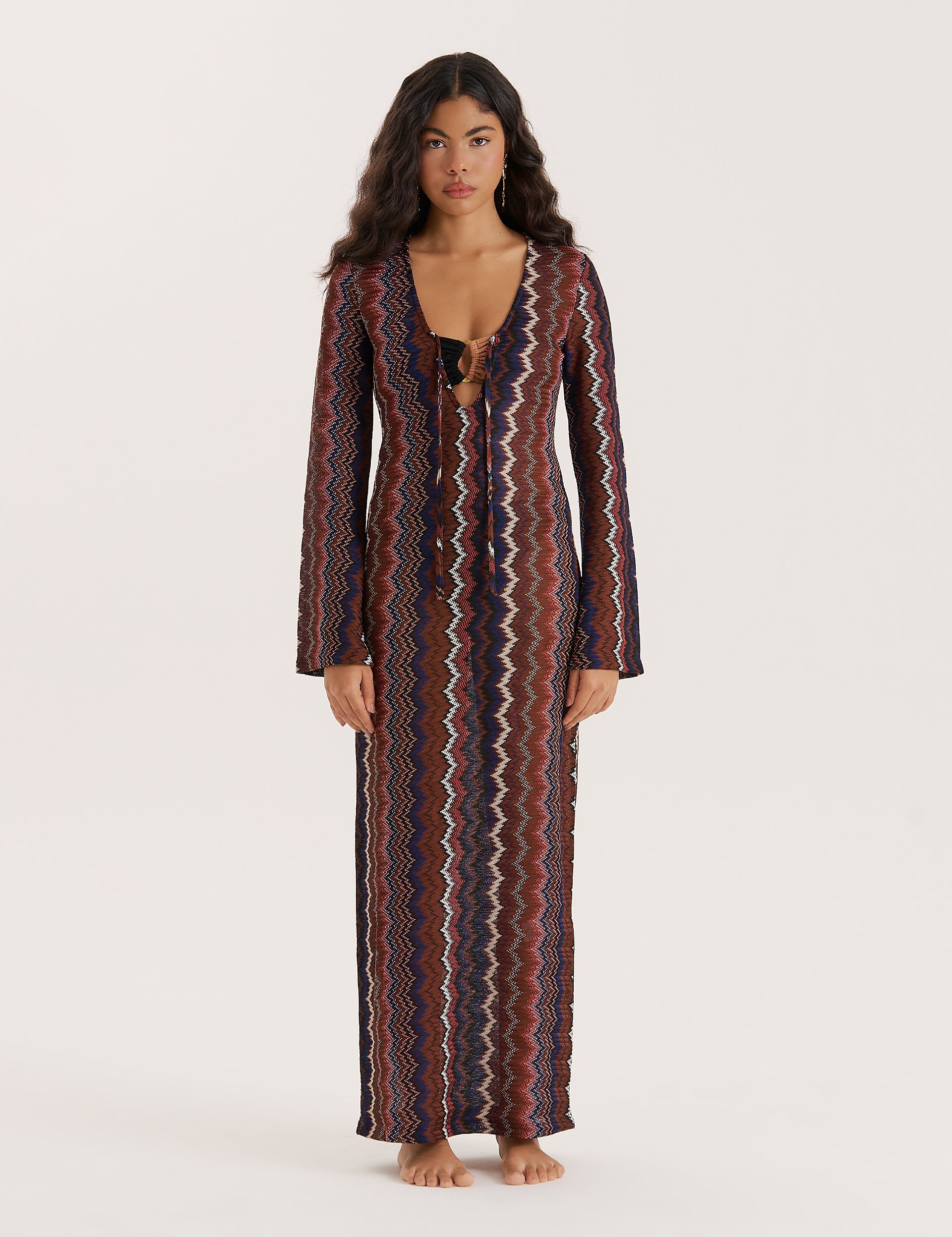 Knitted Maxi Beach Dress | 4th & Reckless | M&S