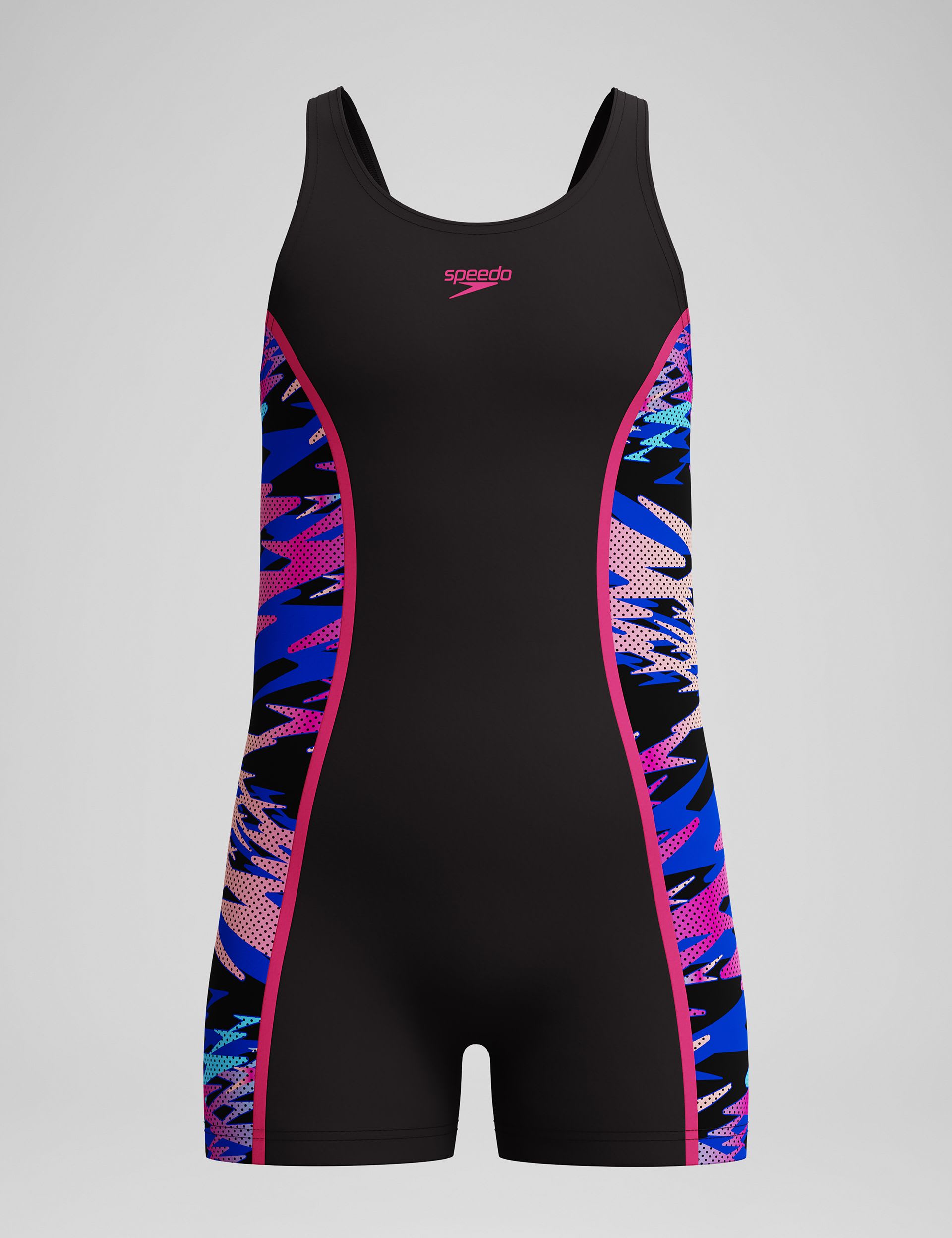Hyperboom Splice Muscleback Legsuit Swimsuit (4-16 Yrs) | Speedo | M&S