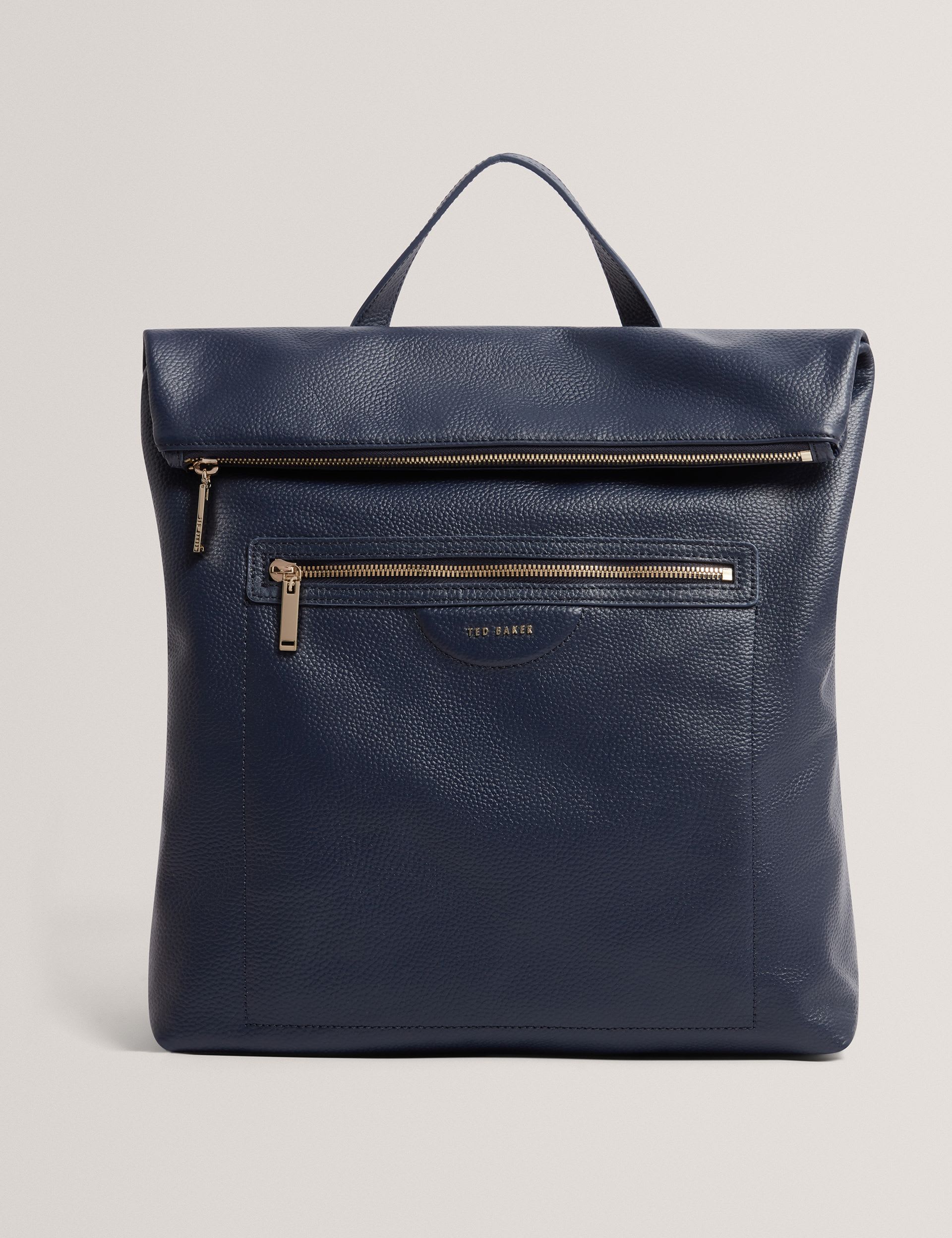 Essaya Leather Fold Over Backpack | Ted Baker | M&S IE