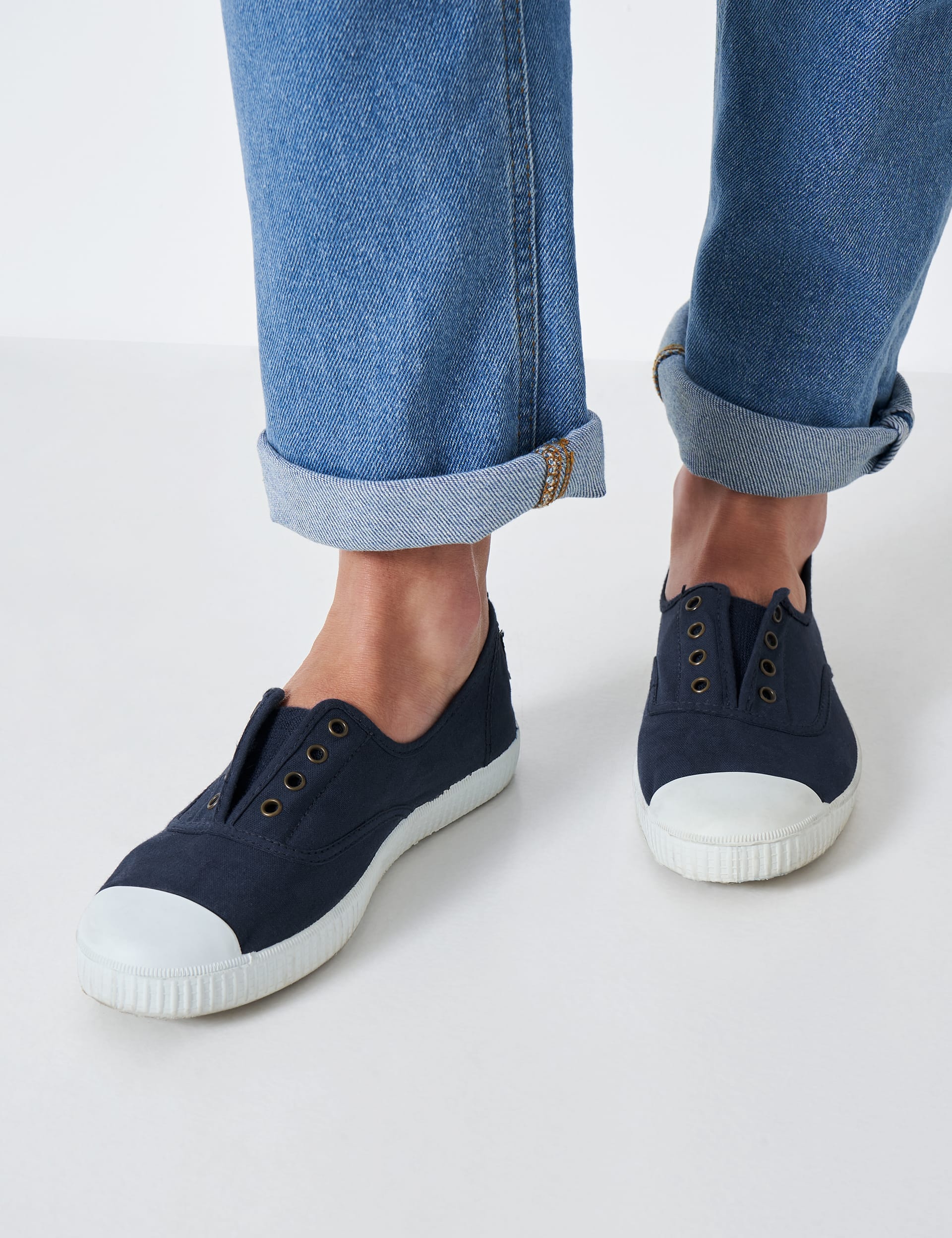 Women’s Navy Trainers | M&S
