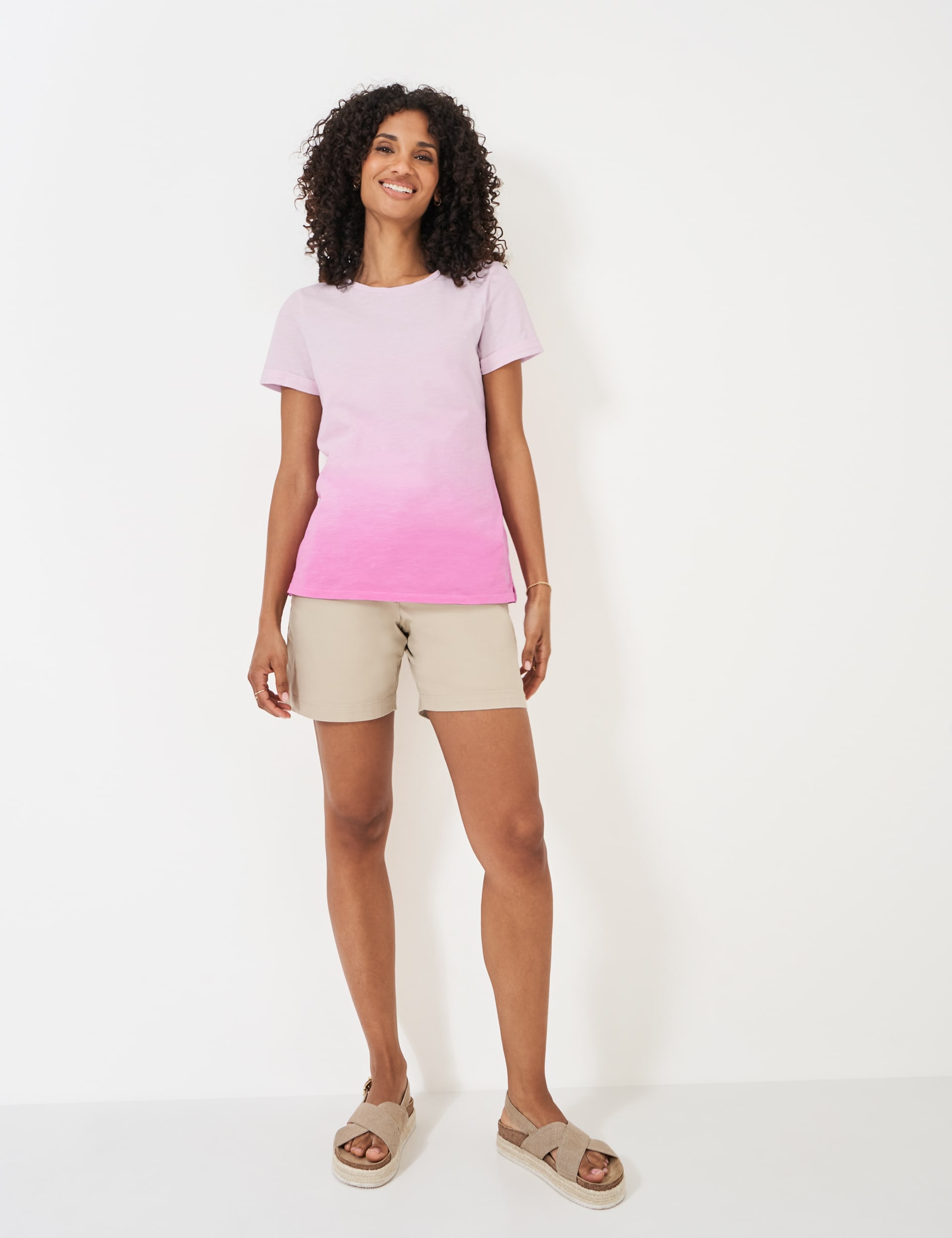 Pure Cotton Ombre T-Shirt | Crew Clothing | M&S