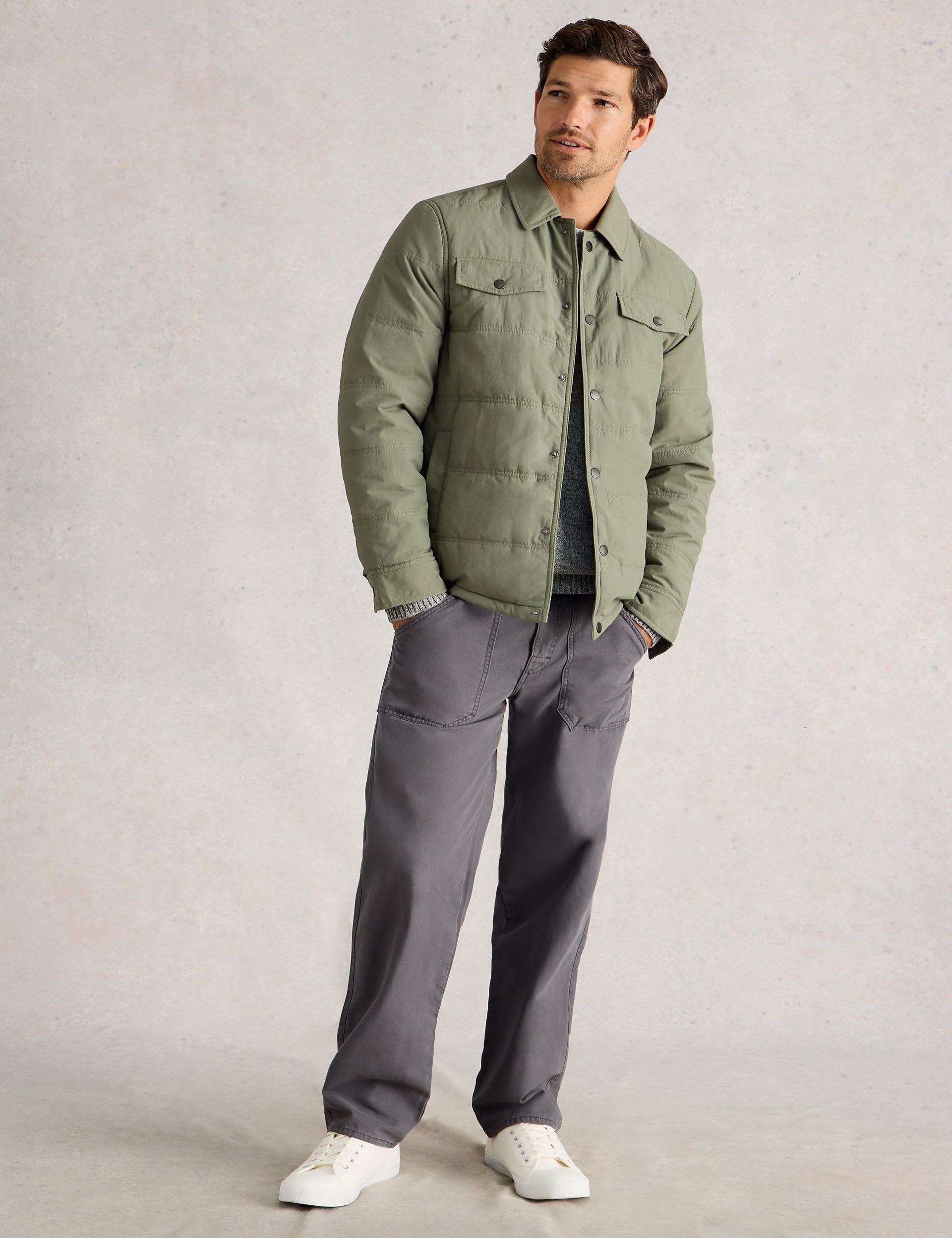 Padded Shacket | White Stuff | M&S