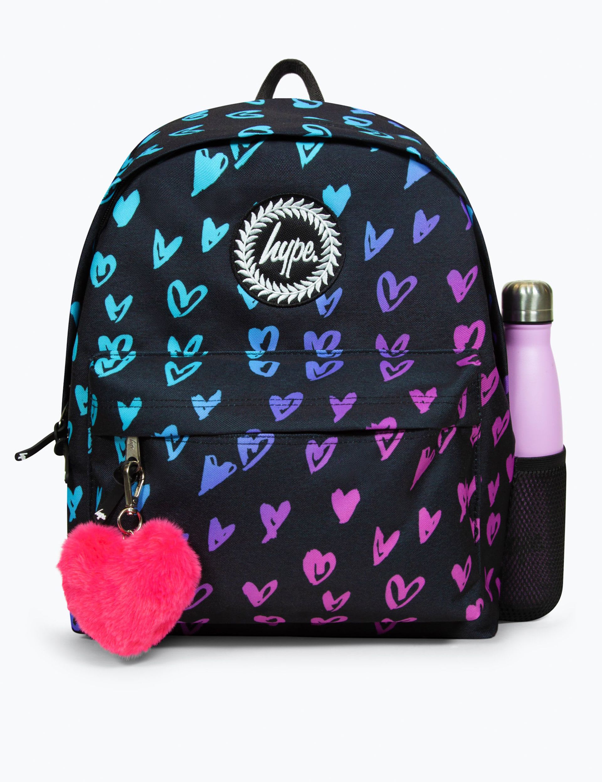 Kids' Scribble Hearts Backpack | Hype | M&S