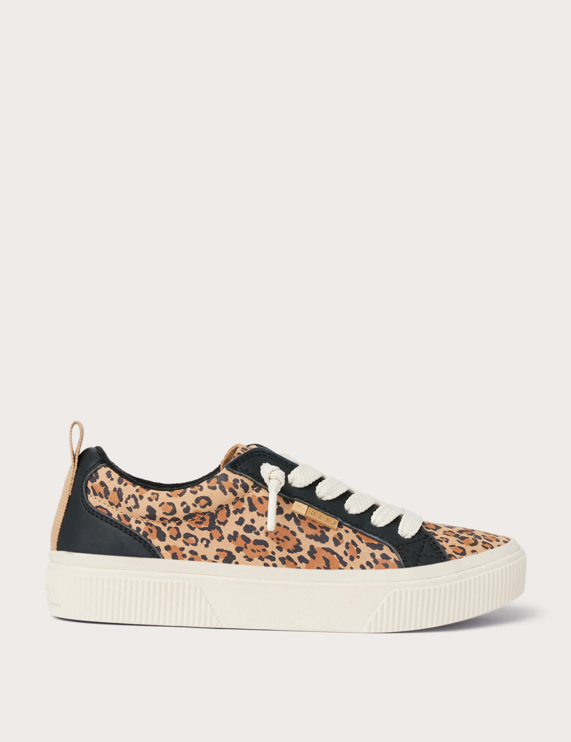 Lay Day Dawn Suede Leopard Print Trainers | REEF | M&S