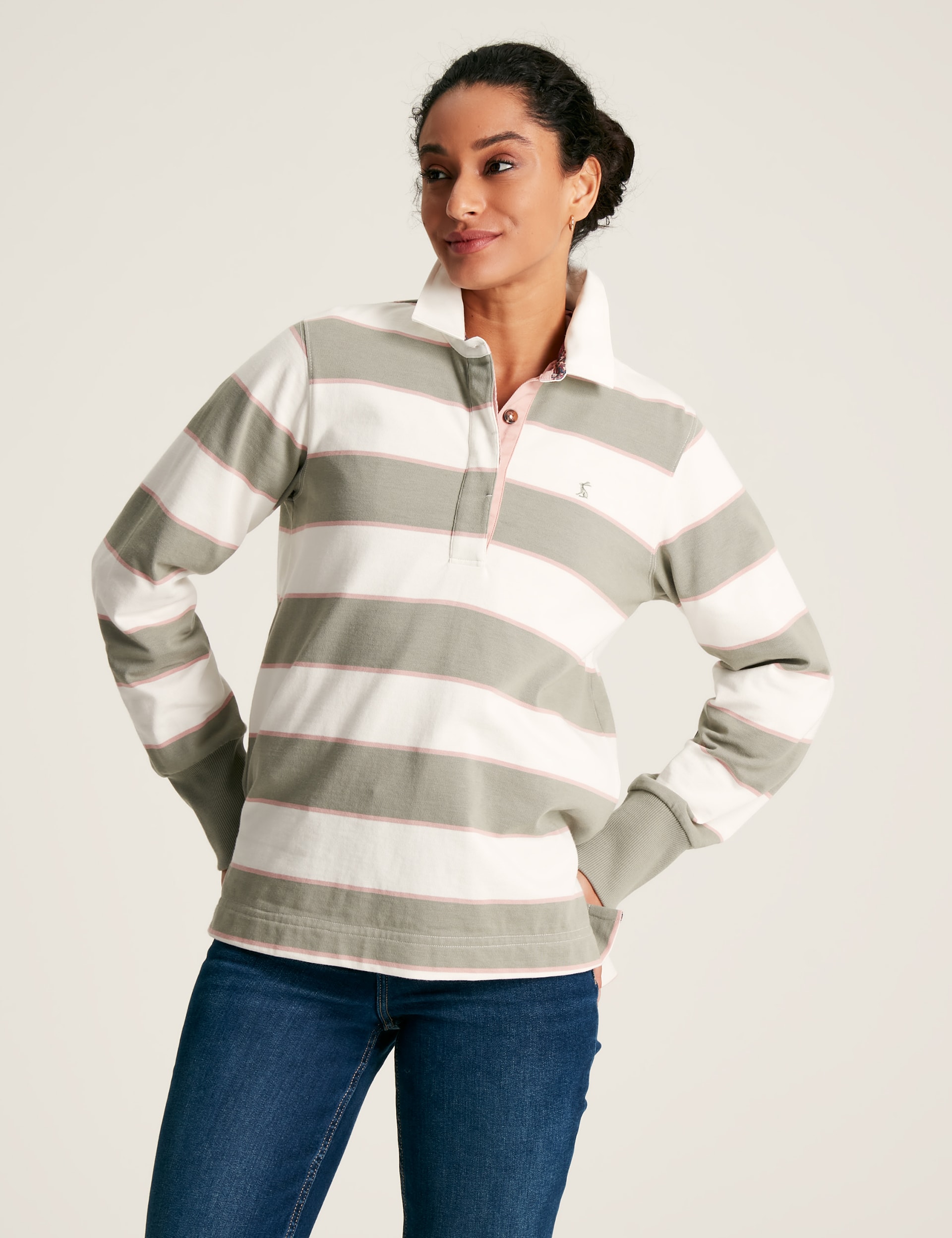 Pure Cotton Striped Rugby Top | Joules | M&S