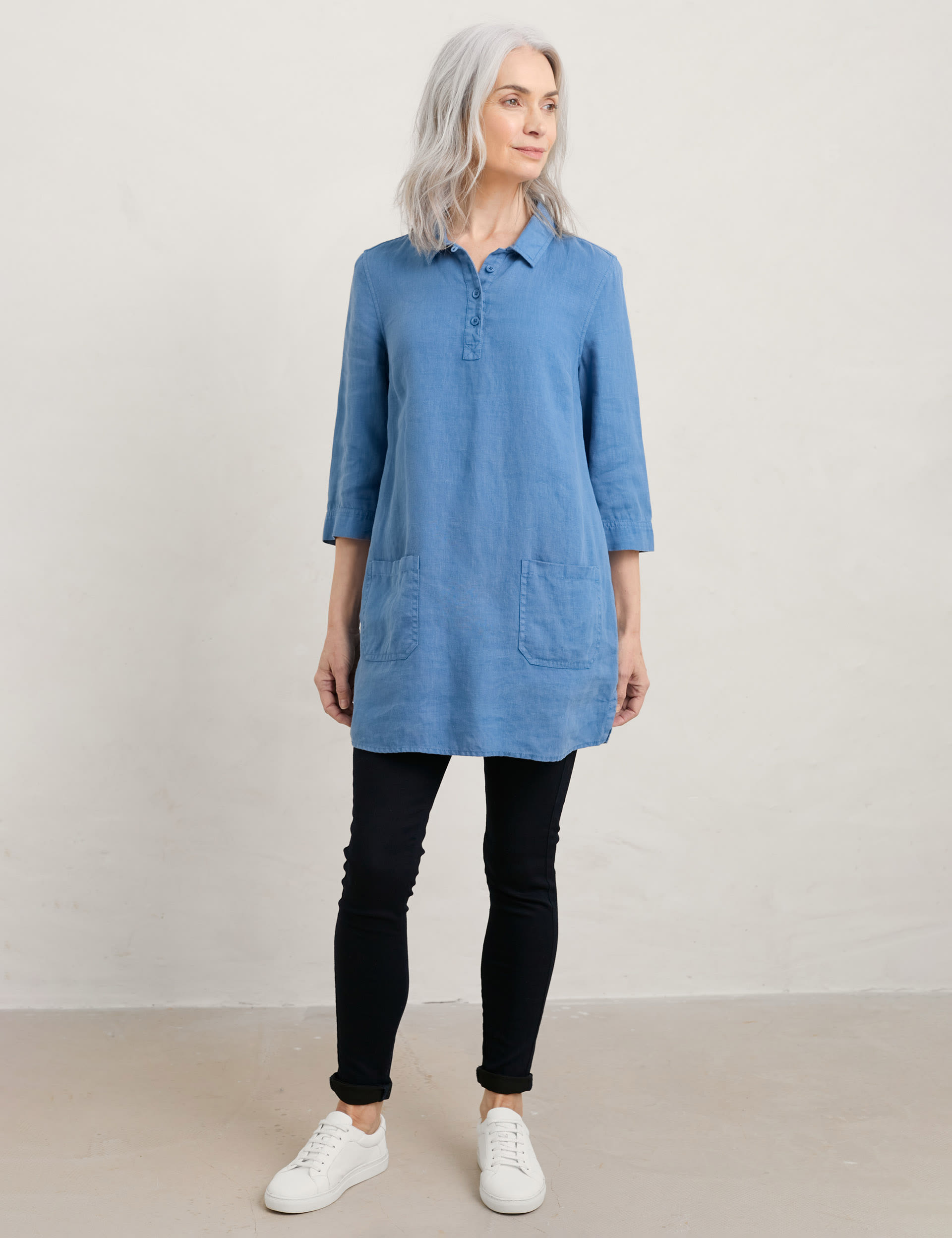 Pure Linen Oversized Tunic | Seasalt Cornwall | M&S