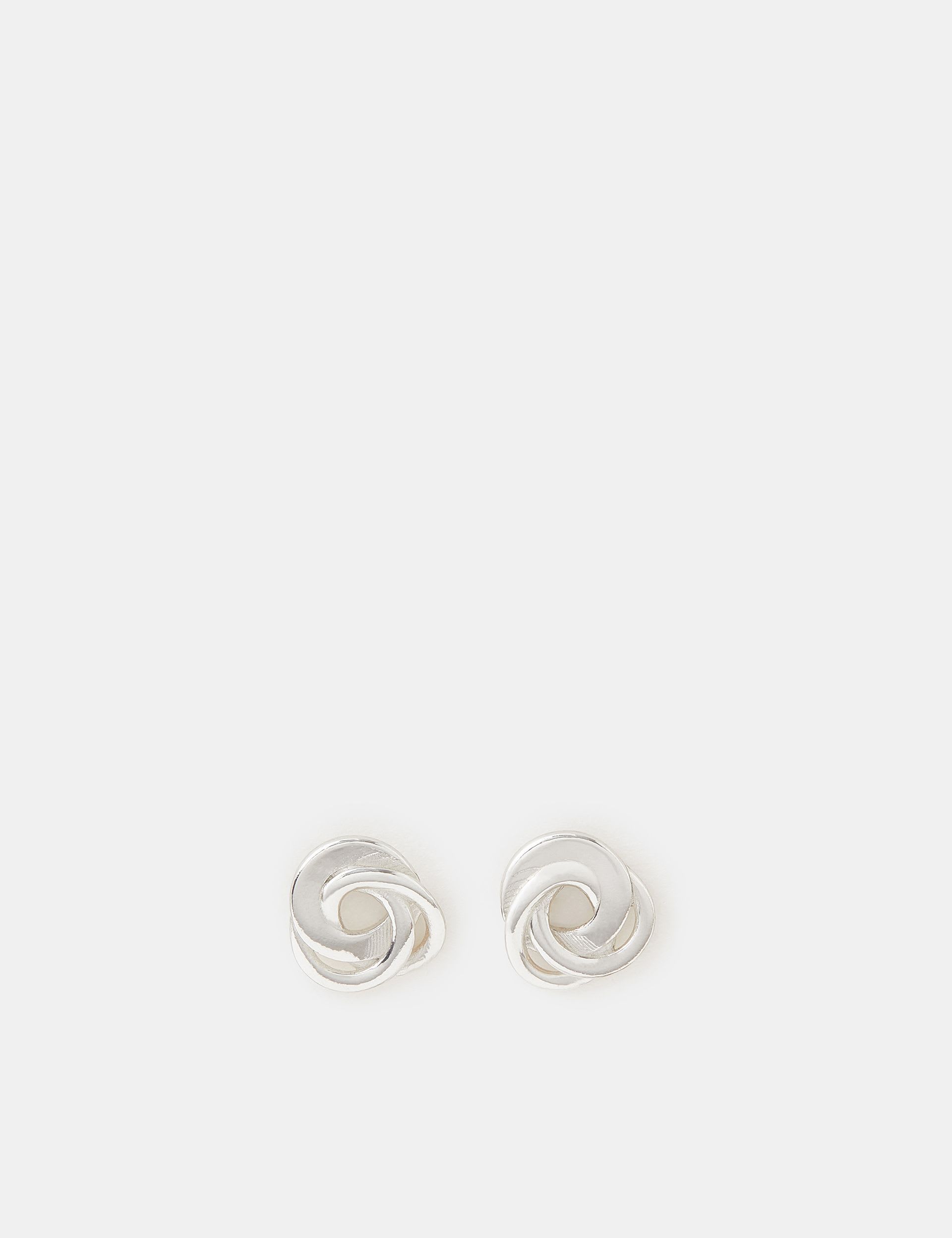 Sterling Silver Knott Stud Earrings | ACCESSORIZE | M&S