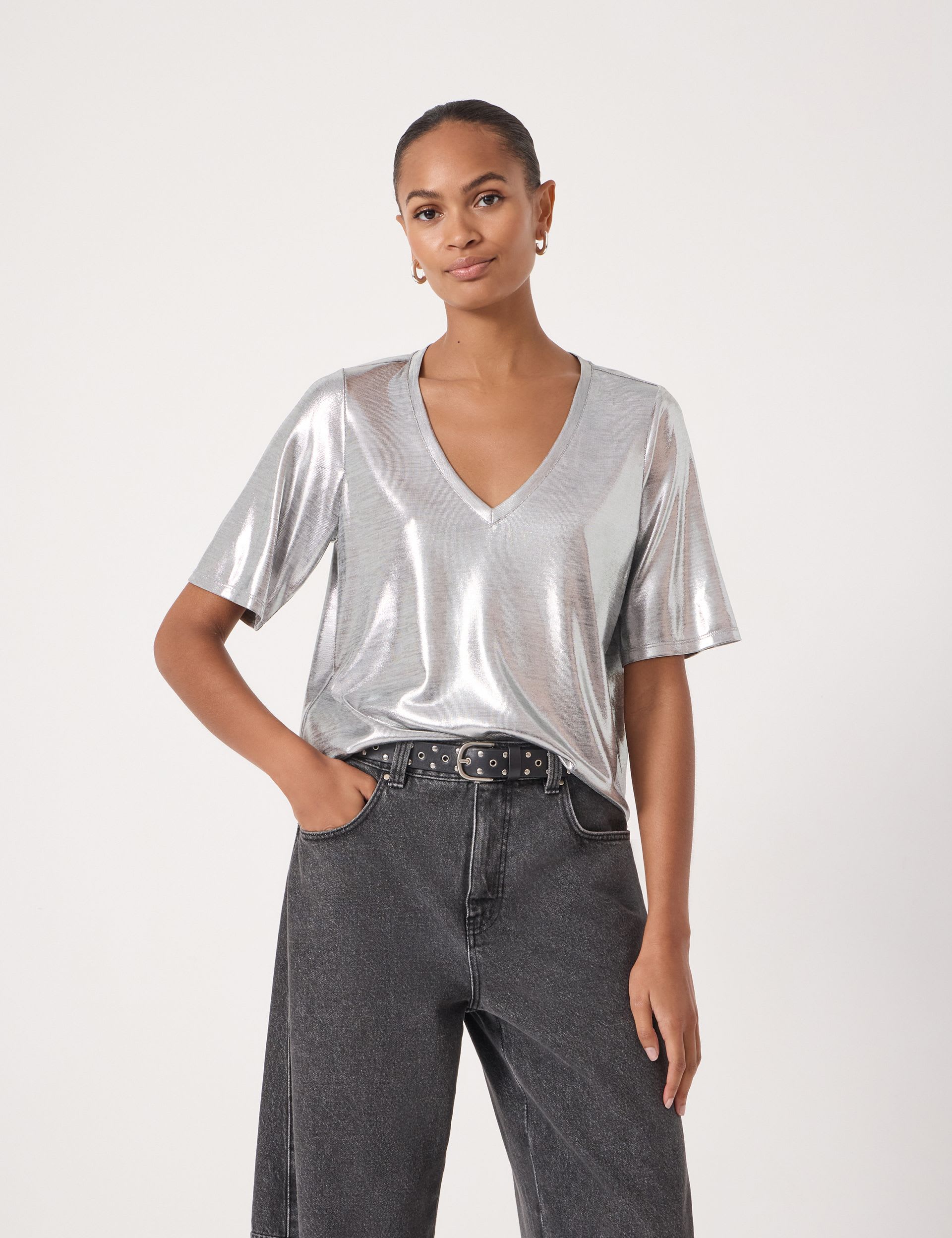 Women's Silver Tops at M&S