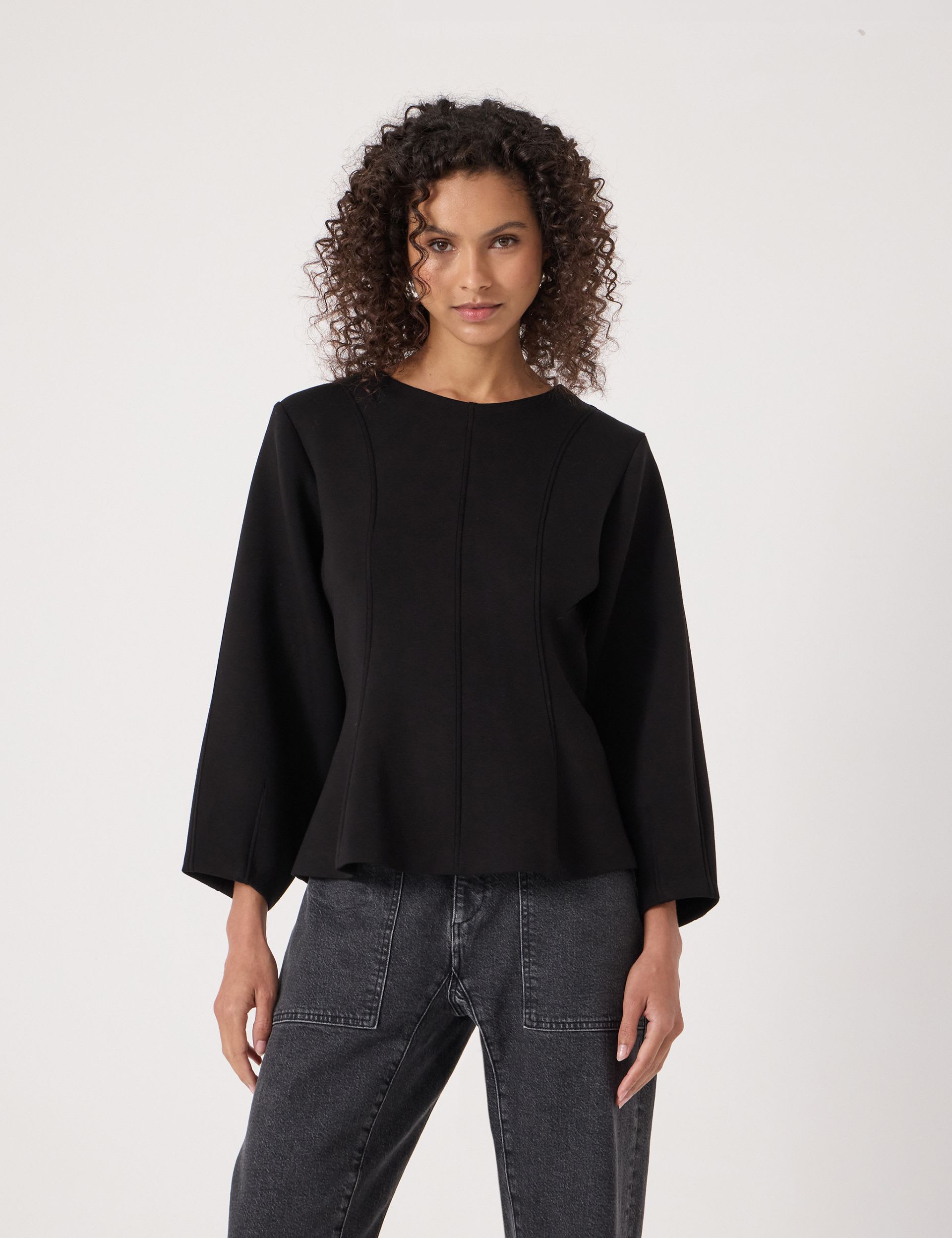 Seam Detail Jersey Top | HUSH | M&S
