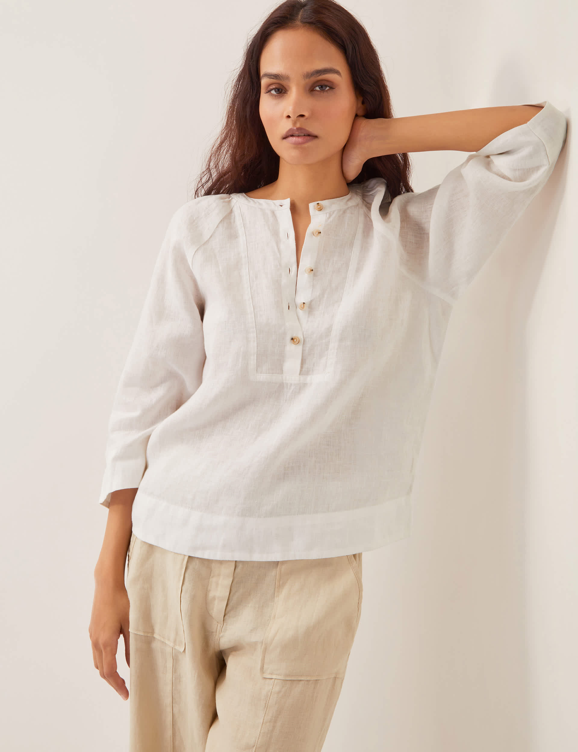 Pure Linen Top | Monsoon | M&S