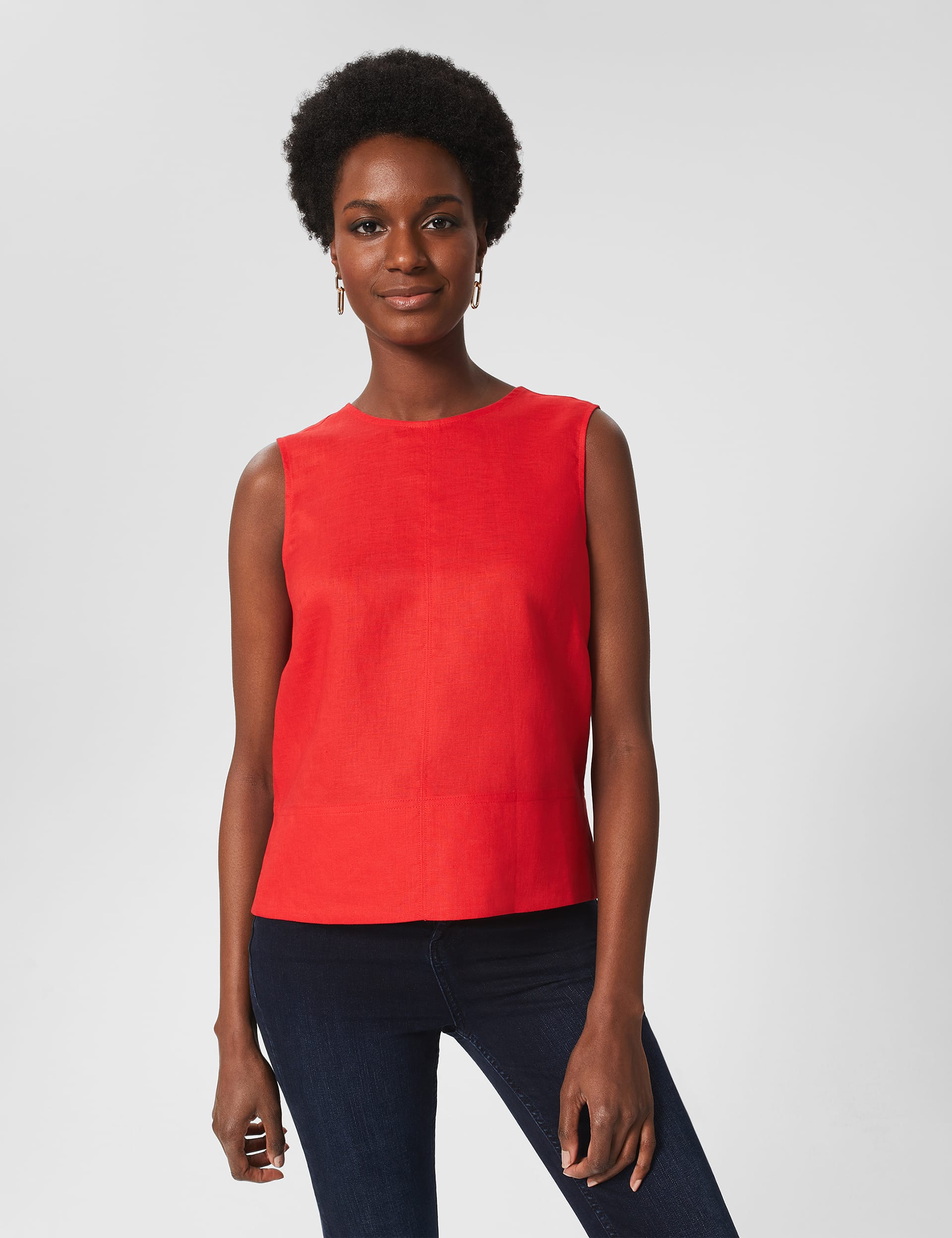 Pure Linen Shell Top | HOBBS | M&S
