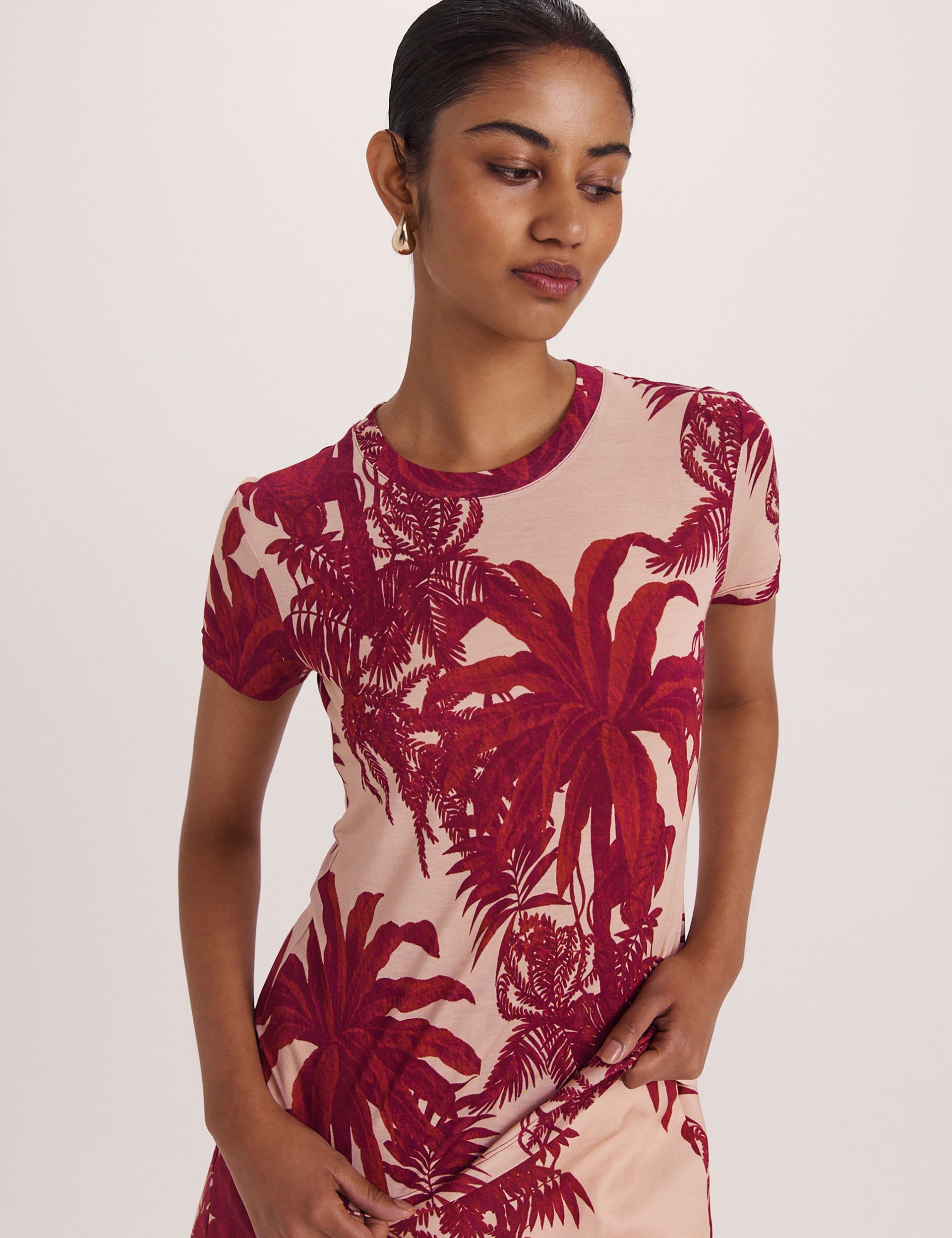 Modal Printed T-Shirt | SABA | M&S