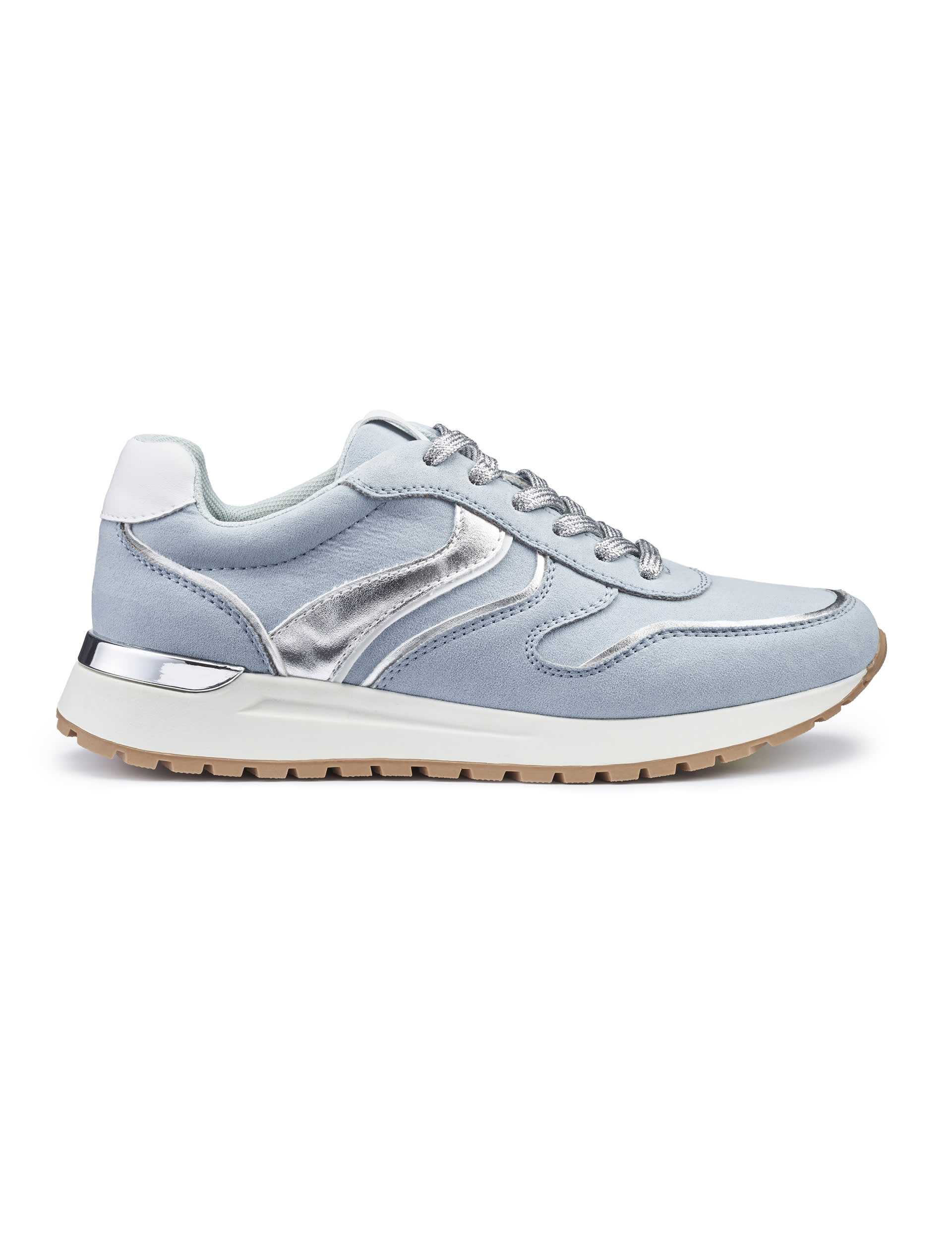 Aries Leather Lace Up Trainers | Hotter | M&S