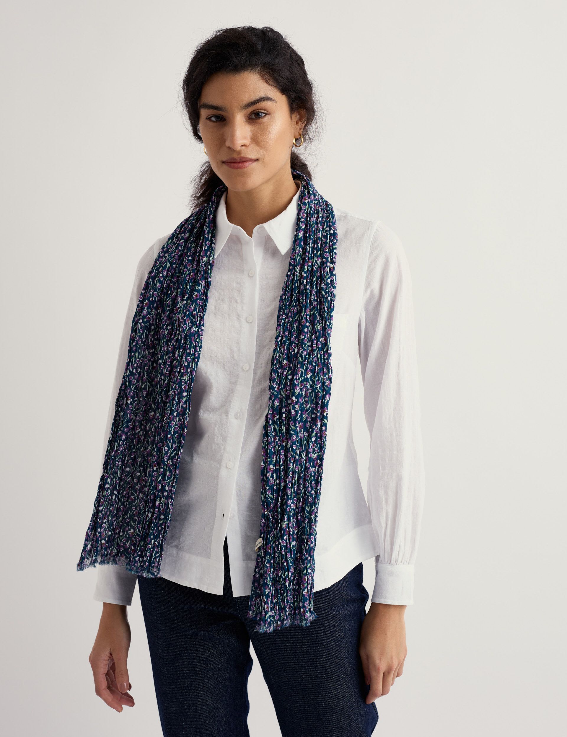 Pure Cotton Floral Scarf | Seasalt Cornwall | M&S