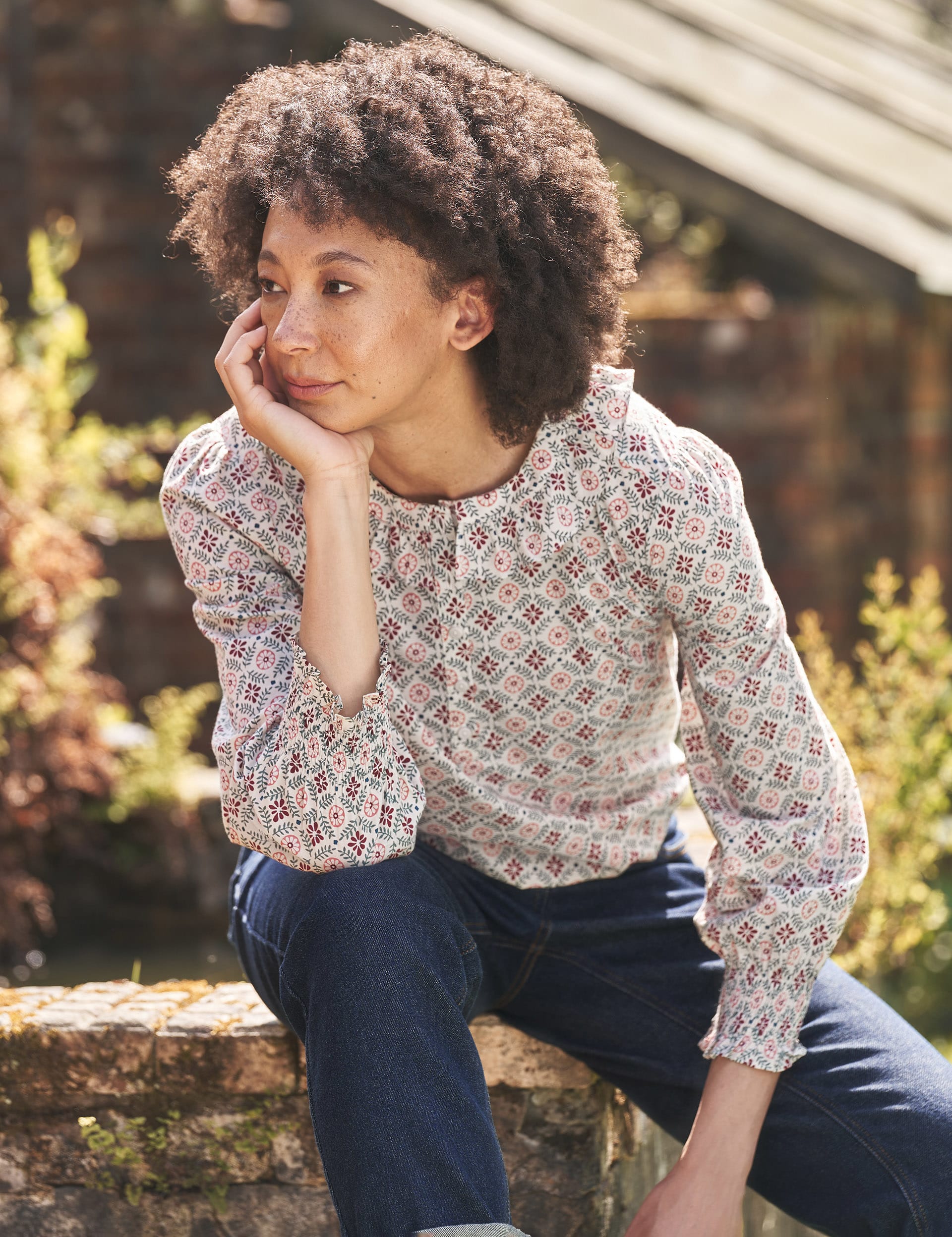 Organic Cotton Printed Top | Seasalt Cornwall | M&S