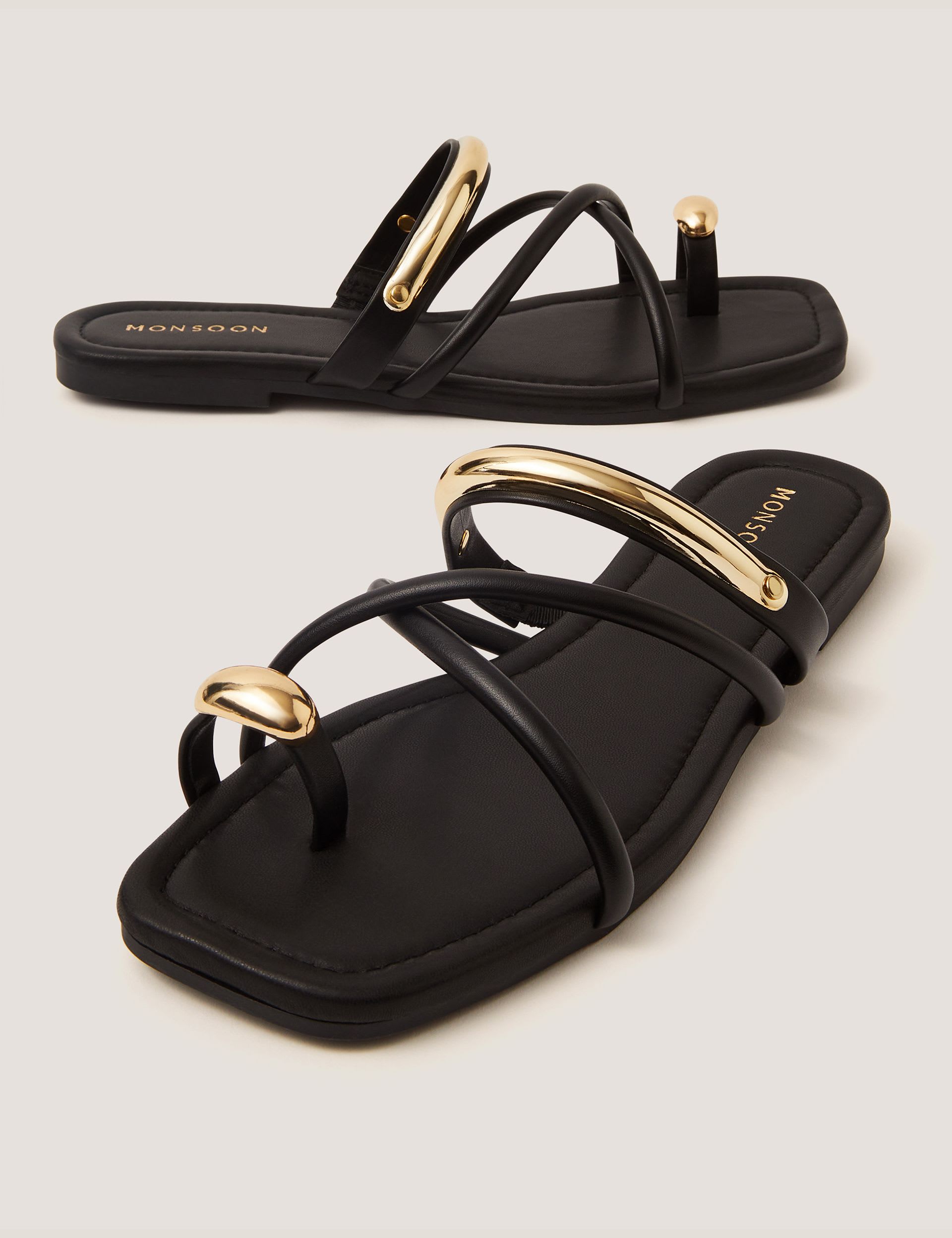 Ankle Strap Flat Toe Loop Sandals | Monsoon | M&S