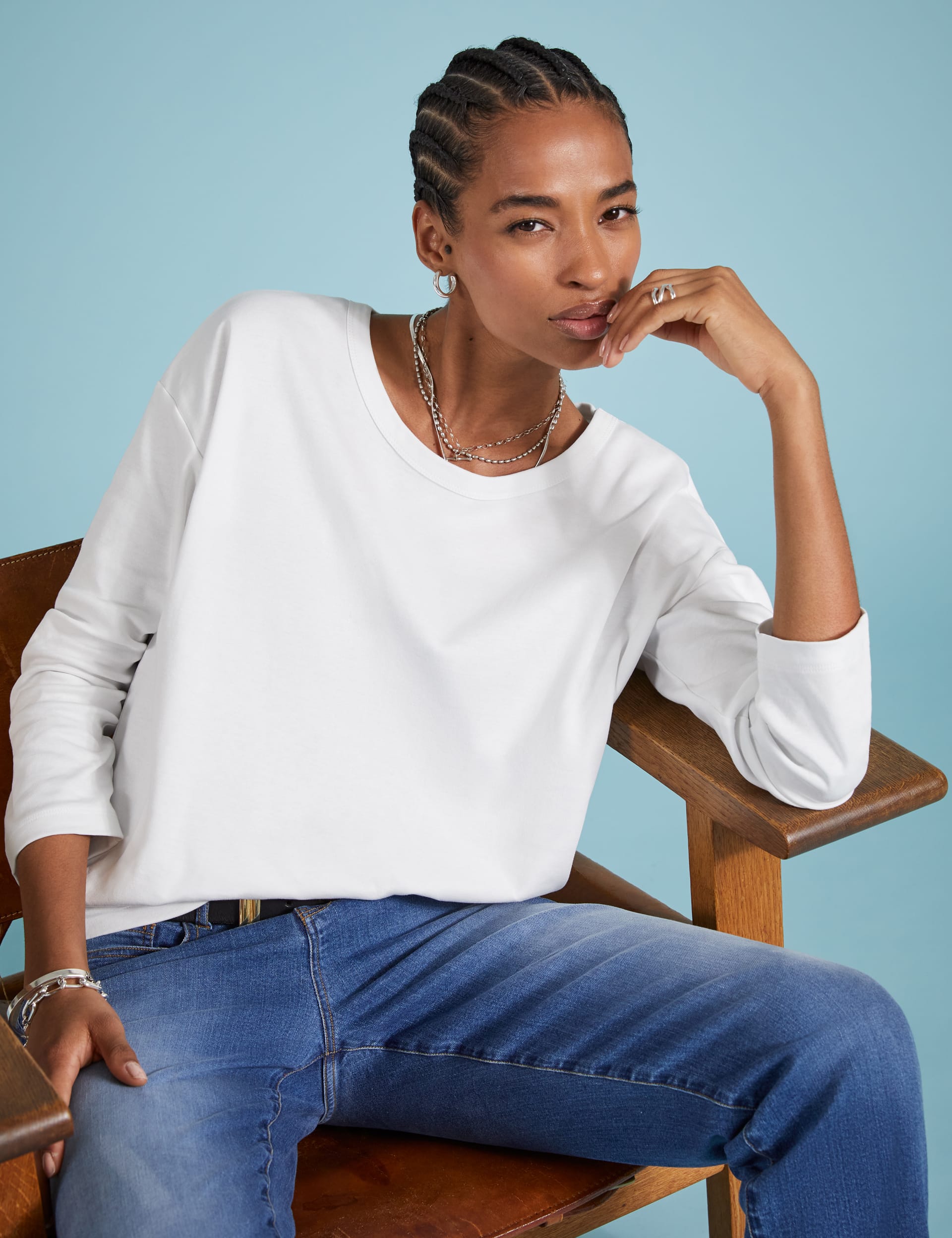 Pure Cotton Relaxed Top | BAUKJEN | M&S