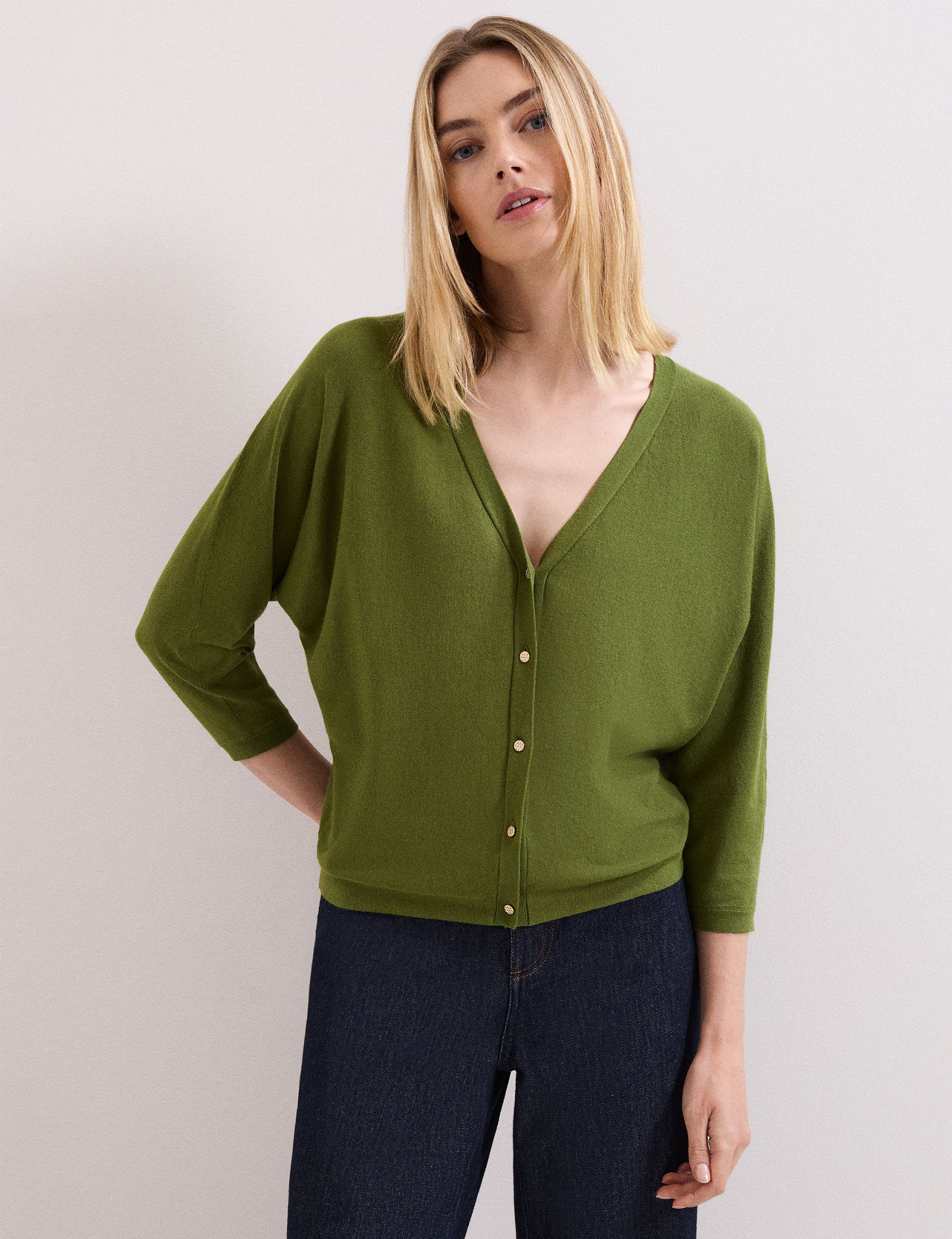 Textured V-Neck Cardigan | Phase Eight | M&S