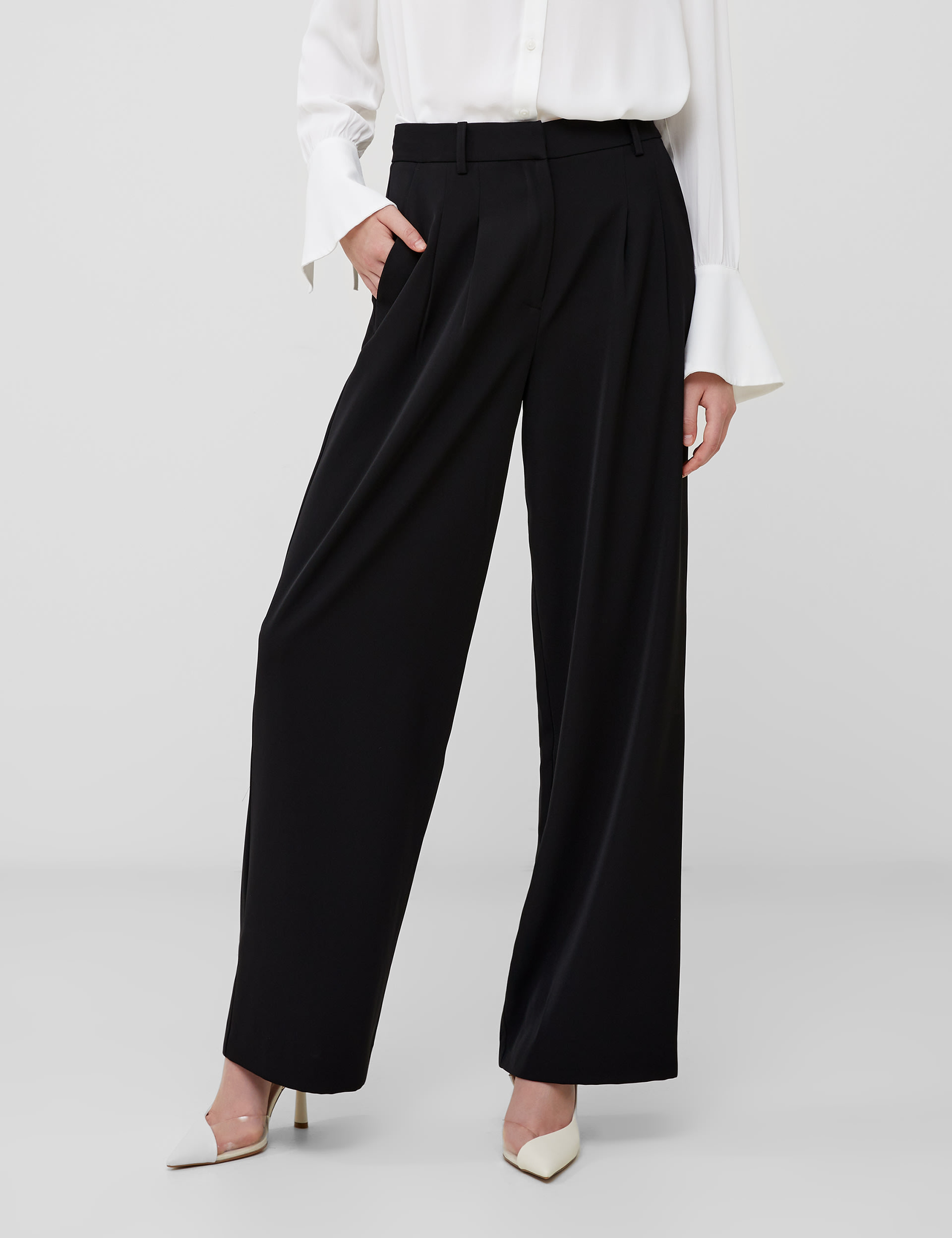 WIDE LEG TROUSERS | FRENCH CONNECTION | M&S