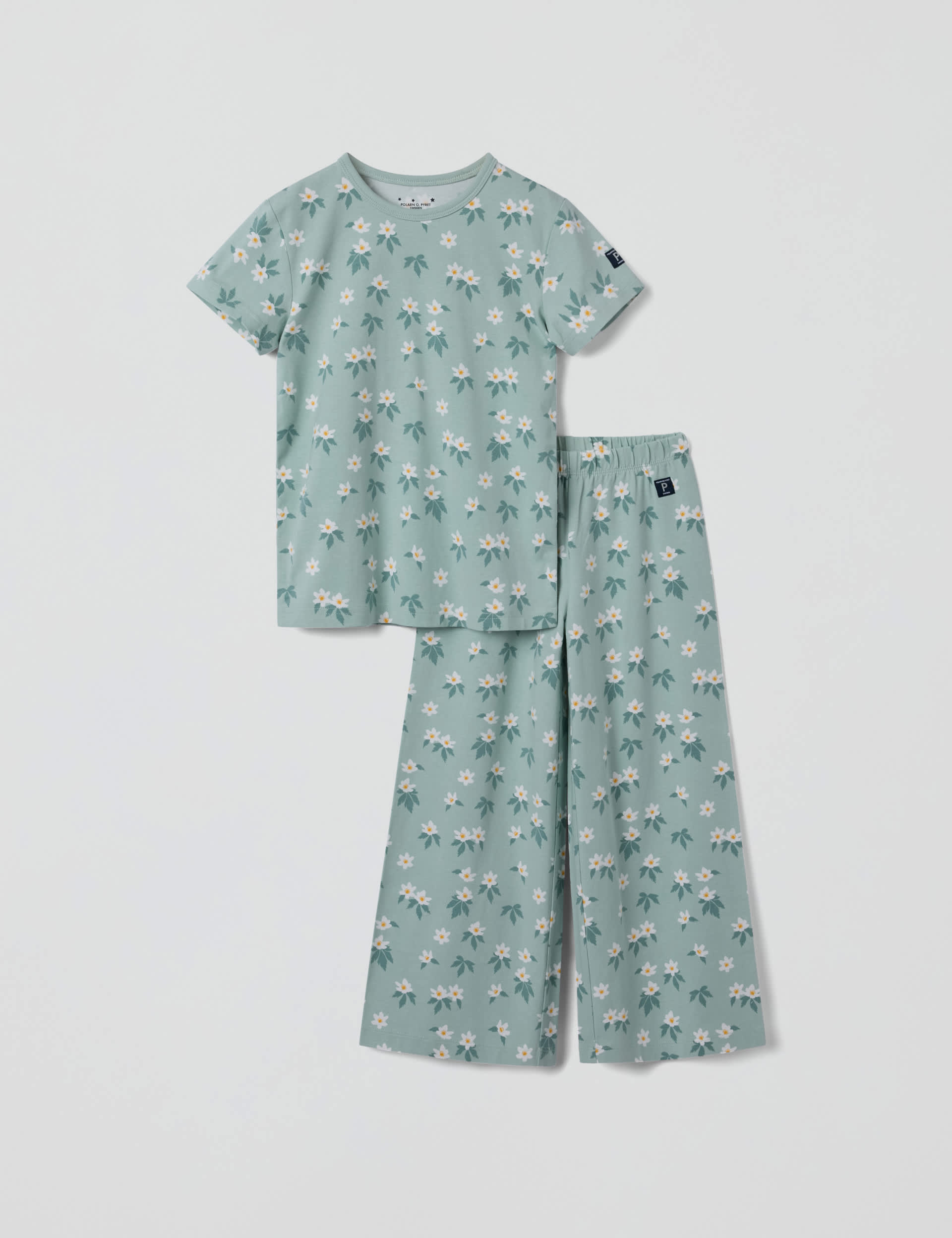 Cotton Rich Floral Pyjamas (2-10 Yrs) | Polarn O. Pyret | M&S