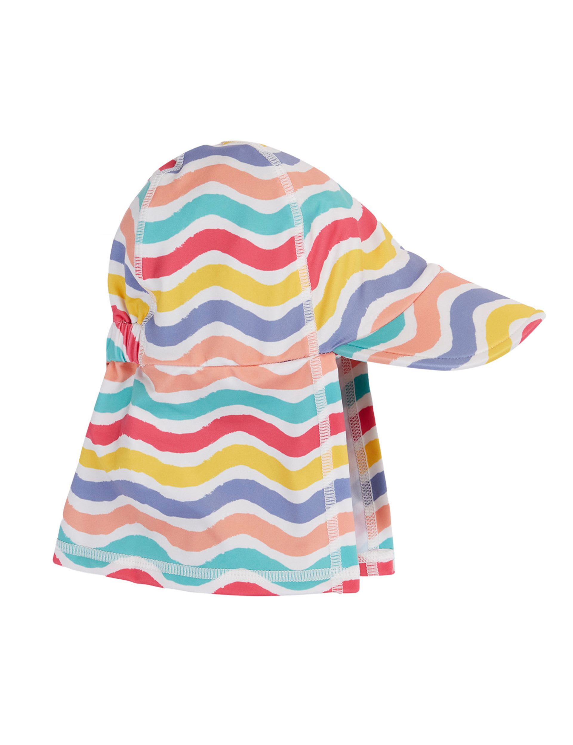 Kids' Striped Swim Sun Hat (0-4 Yrs) | Frugi | M&S