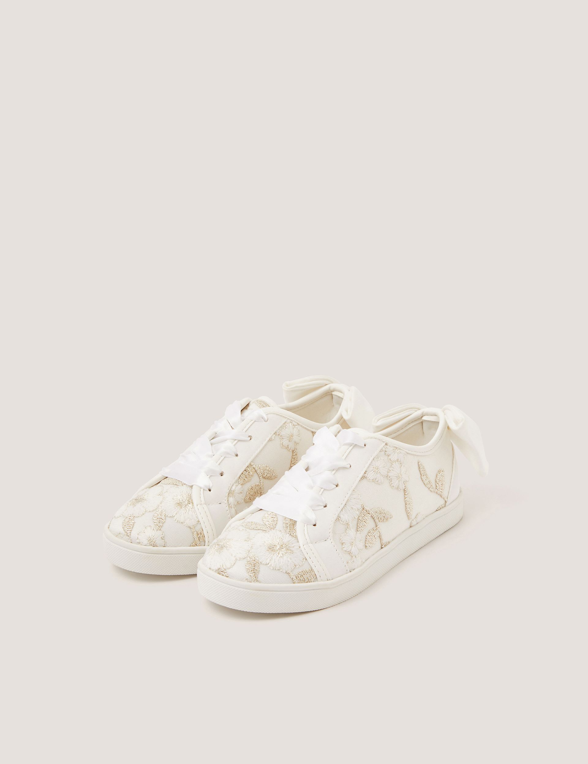 Kids' Embroidered Trainers (7 Small-3 Large) | Monsoon | M&S