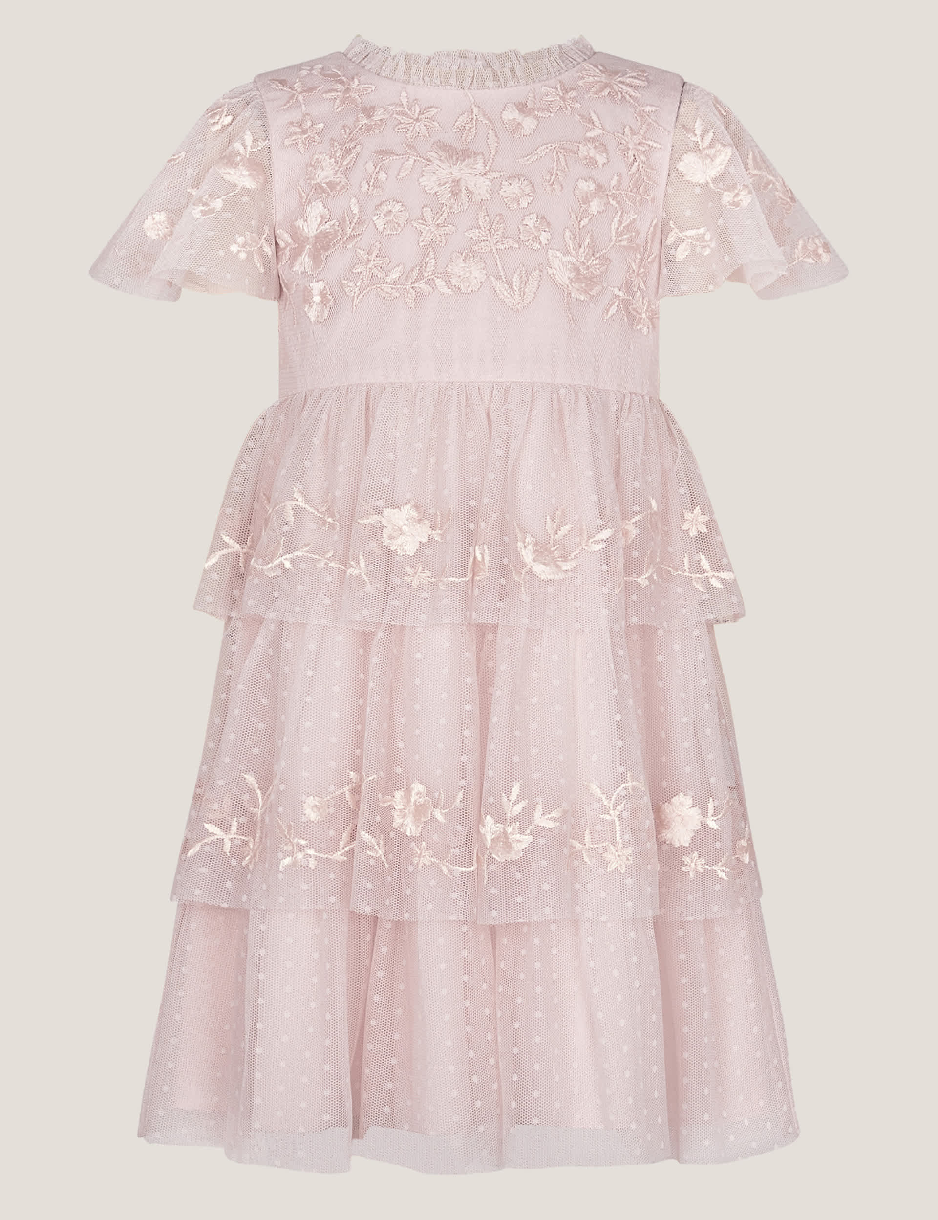 Tulle Embroidered Dress (3-15 Yrs) | Monsoon | M&S