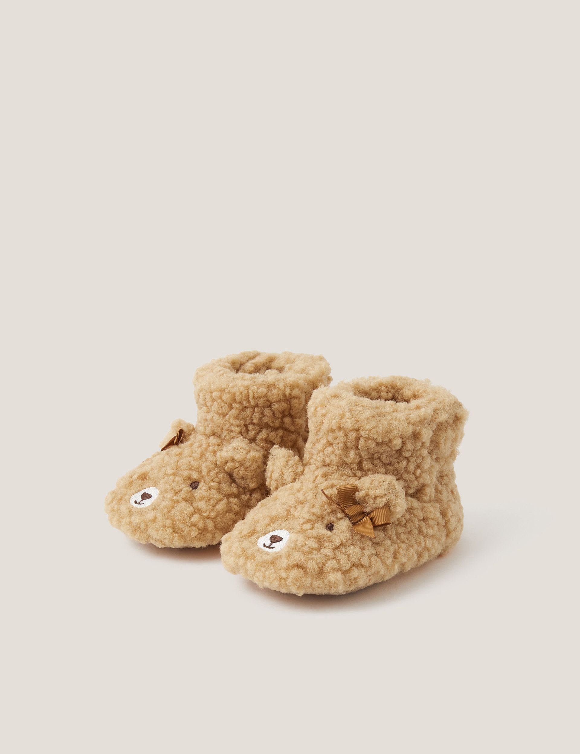 Teddy Bear Booties (0-12 Mths) | Monsoon | M&S