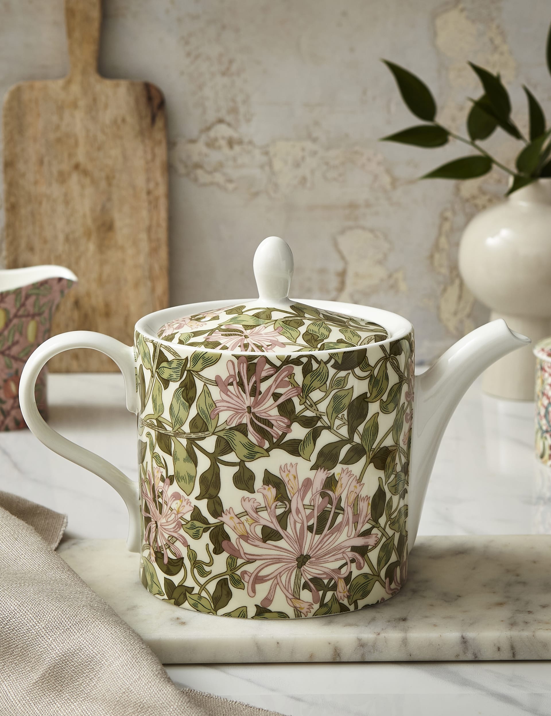 Honeysuckle Teapot | Morris & Co | M&S