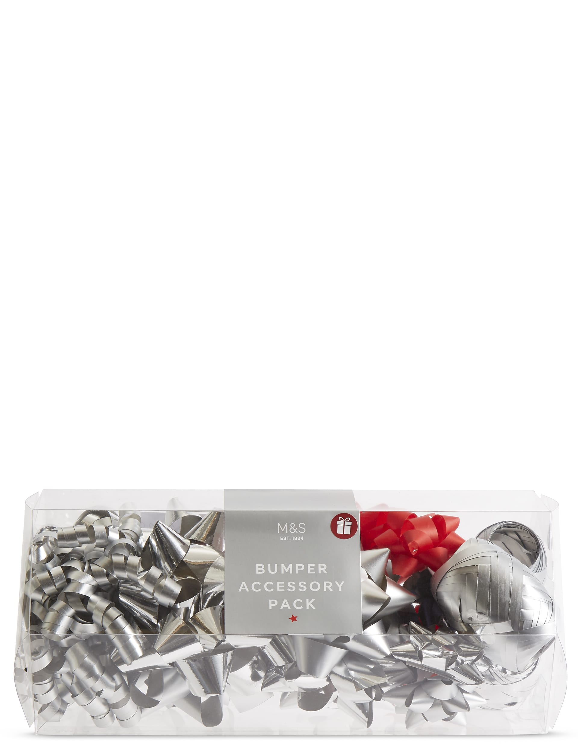Silver Contemporary Bumper Gift Wrapping Accessory Pack | M&S