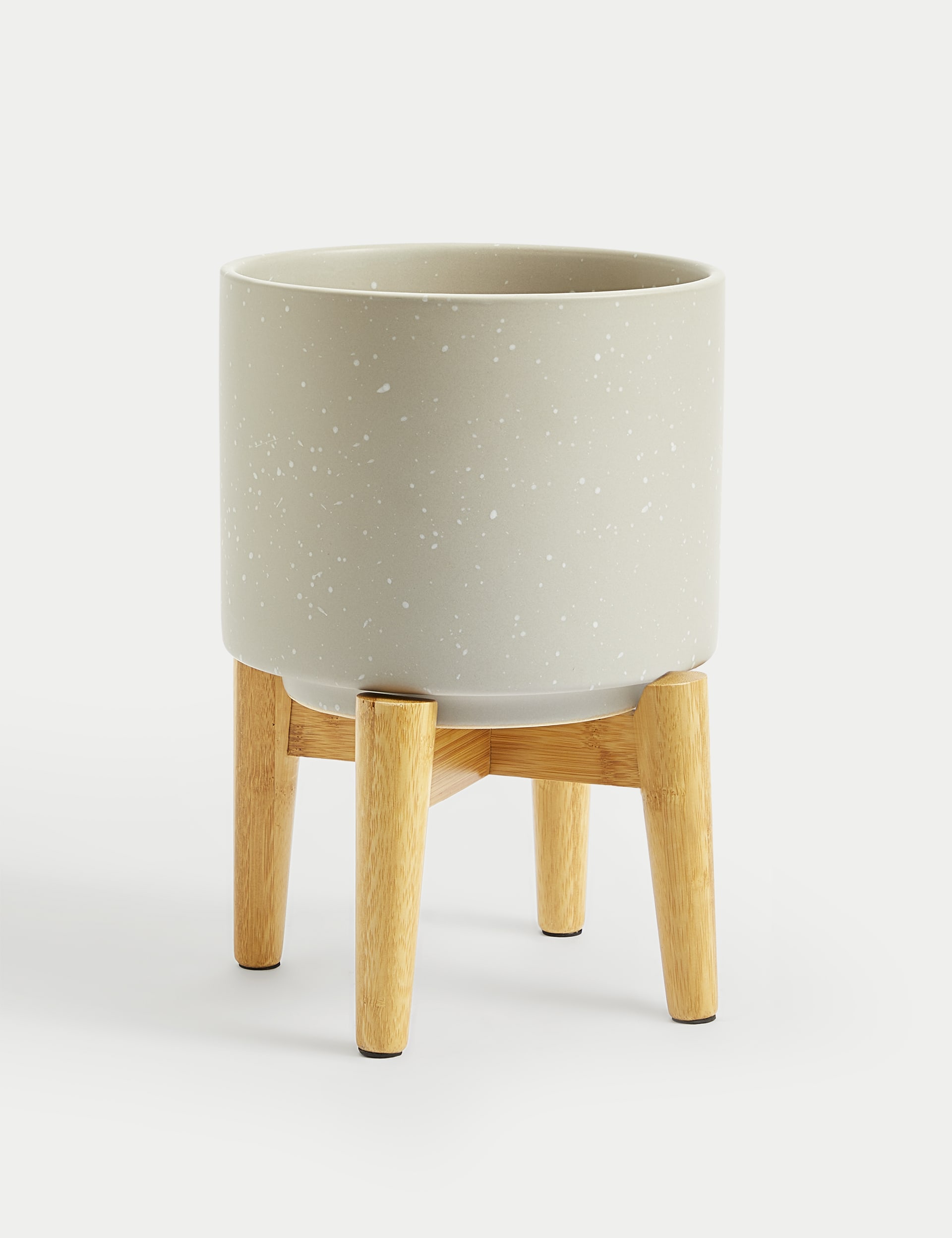 Medium Ceramic Planter with Stand | M&S | M&S
