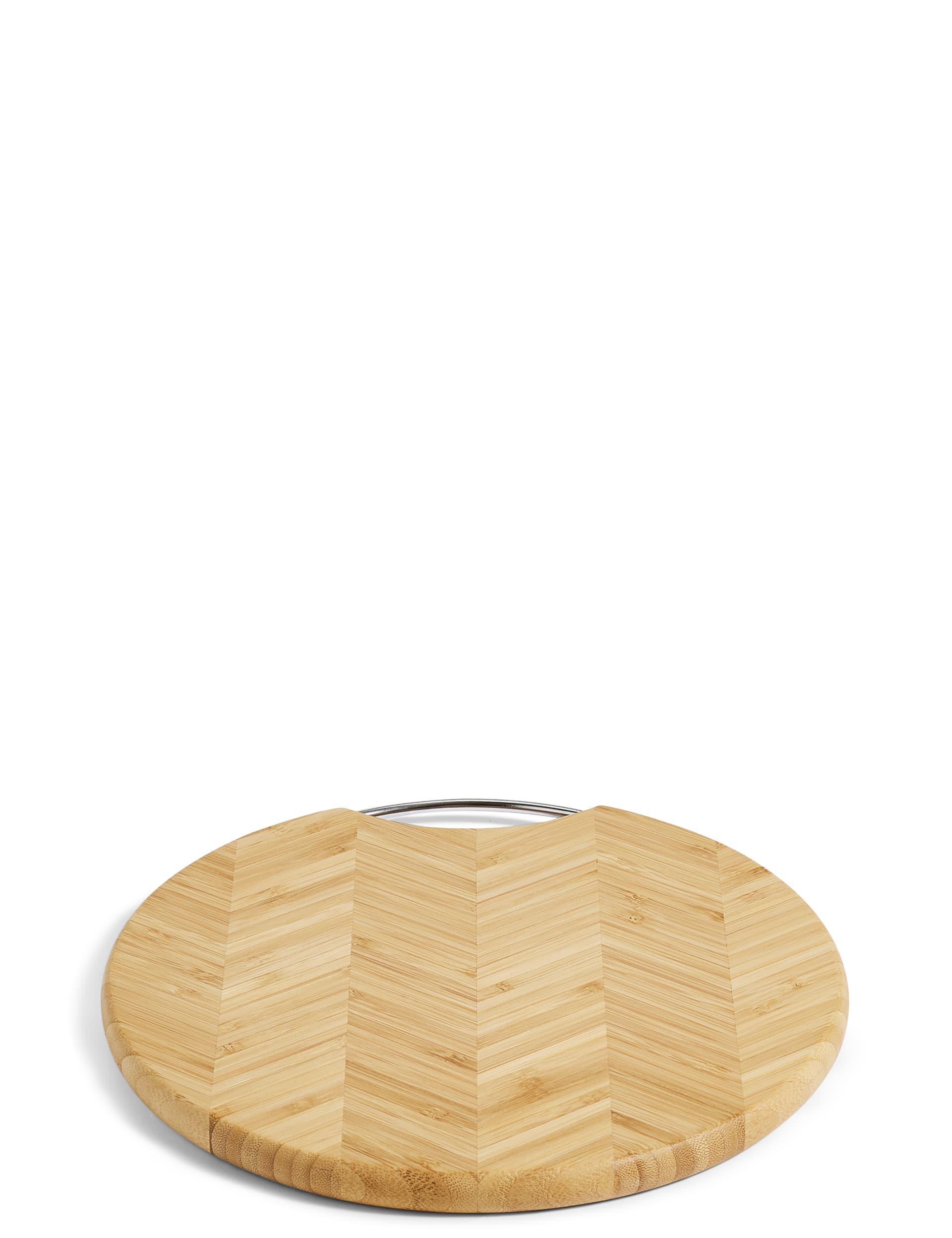 Hexagonal Bamboo Round Small Chopping Board | M&S
