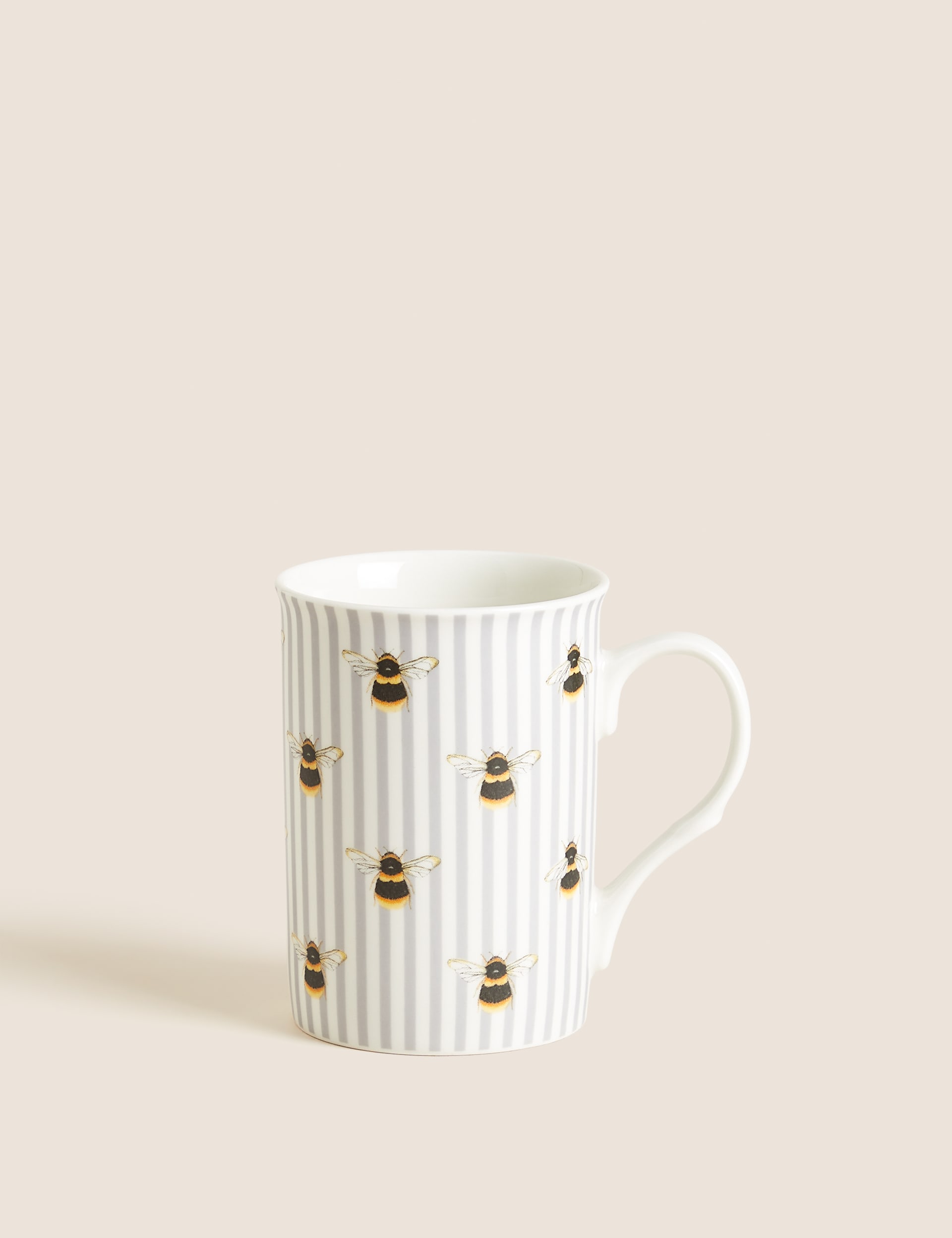 Bee Striped Mug | M&S Collection | M&S